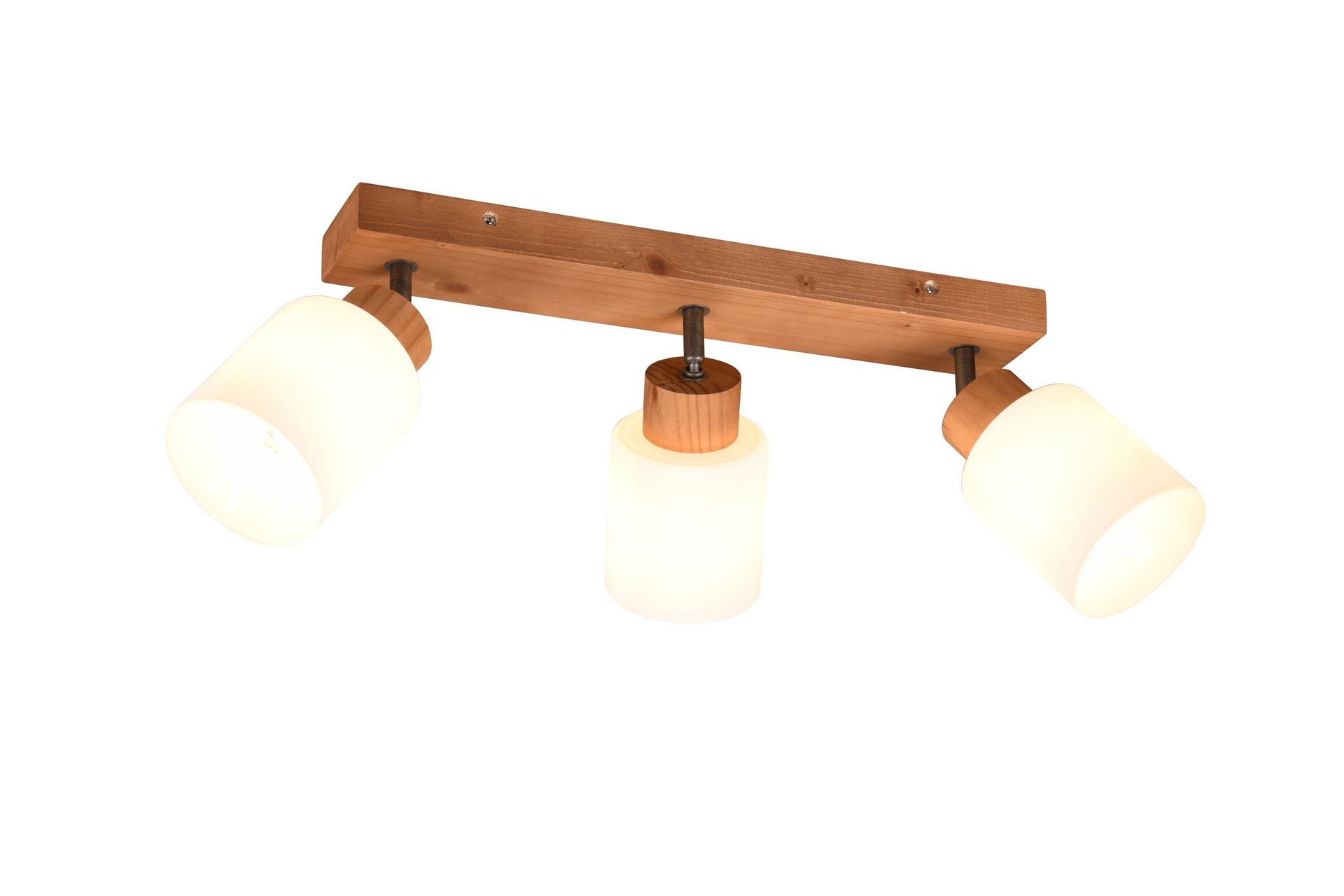 Trio Lighting Assam spot 3L E14 trä/ vit Vit - Belysning | Chilli