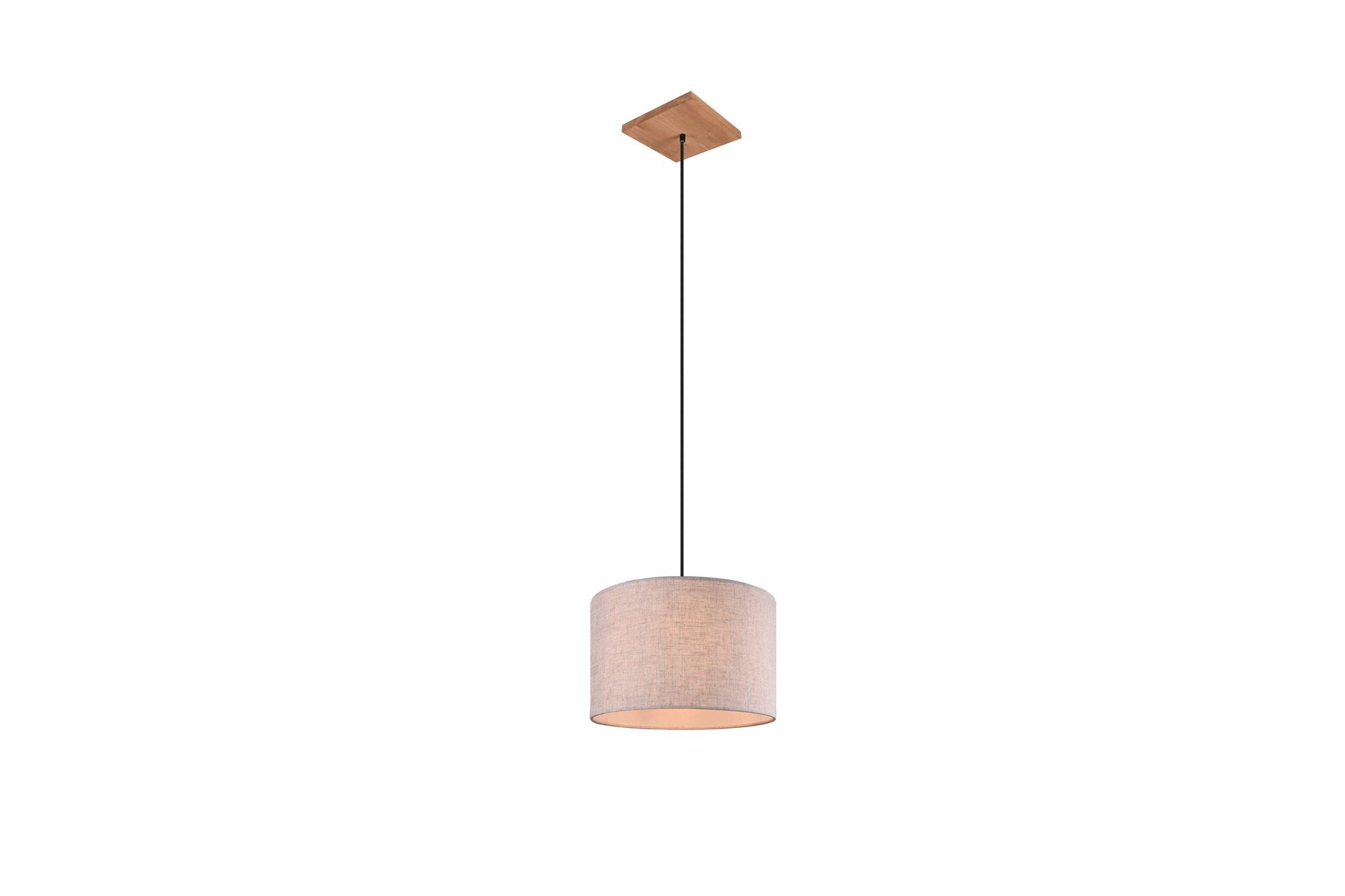 Trio Lighting Elmau Taklampa 1L E27 trä/ beige Trä/Beige - Belysning ...
