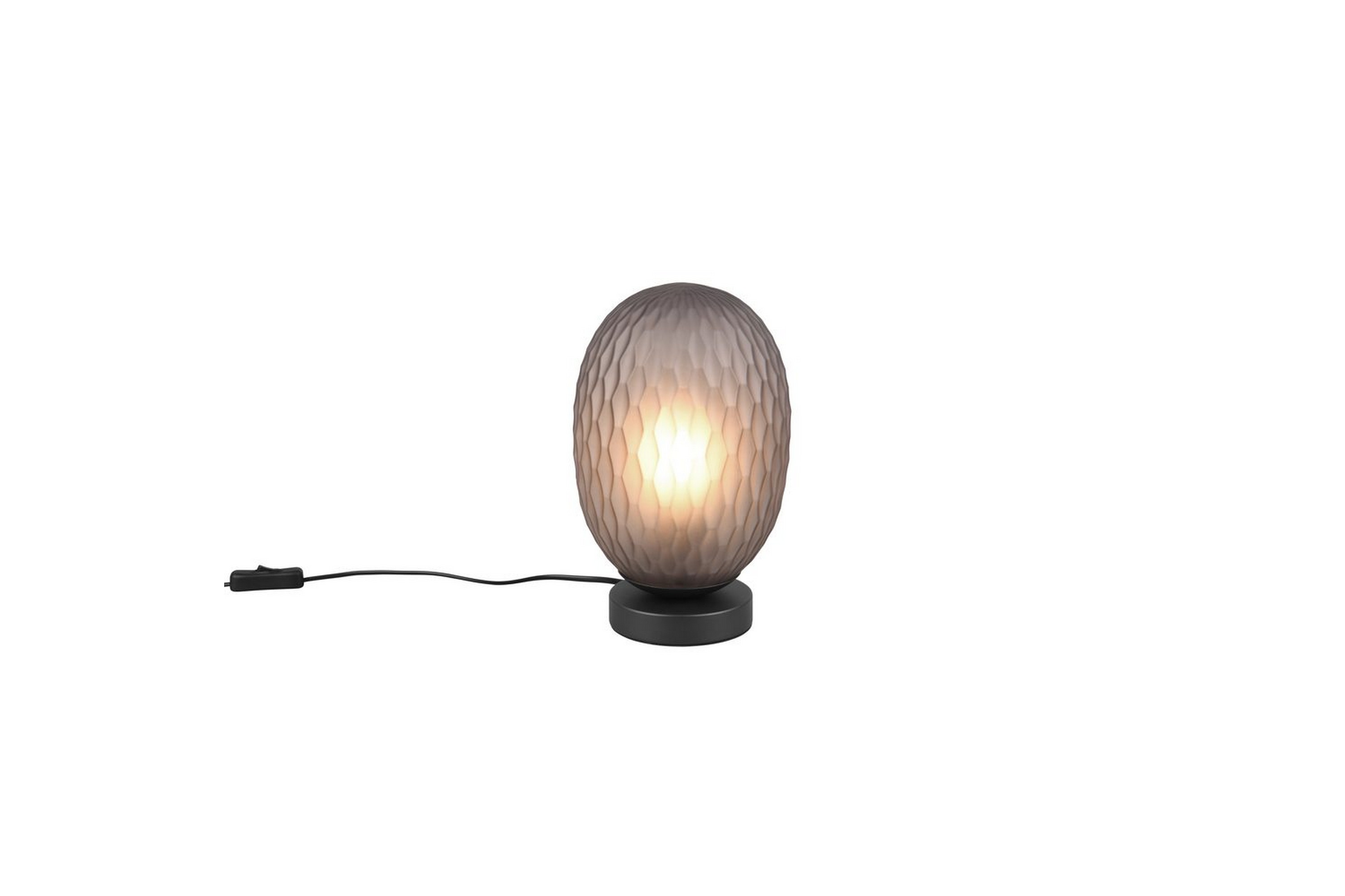 Trio Lighting Bordslampa TRIO Facette Mattsvart/rök Mattsvart/rök - Belysning & el - Trademax