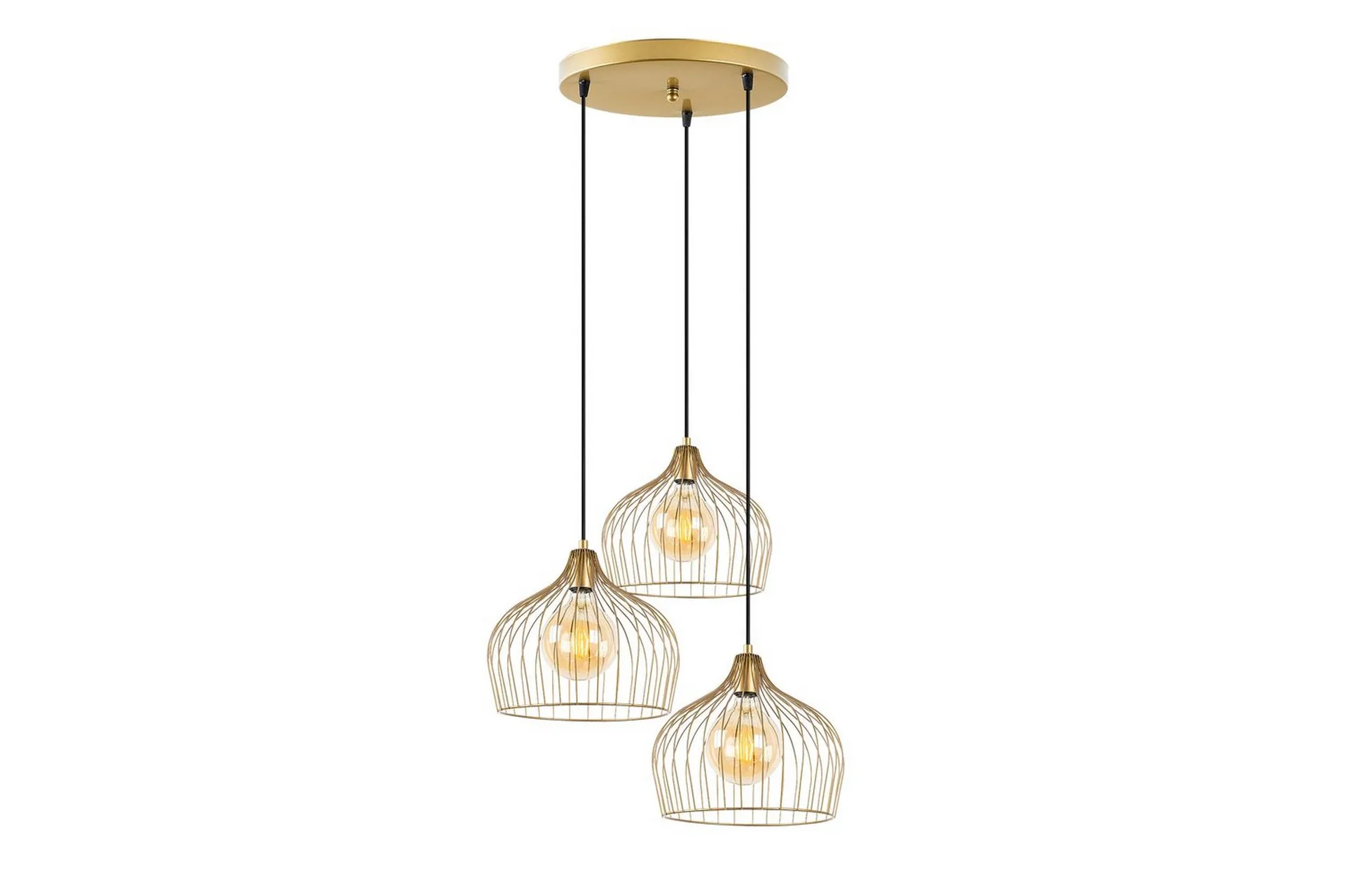 Taklampa Meron Shiny Gold Circle Guld - Belysning | Chilli