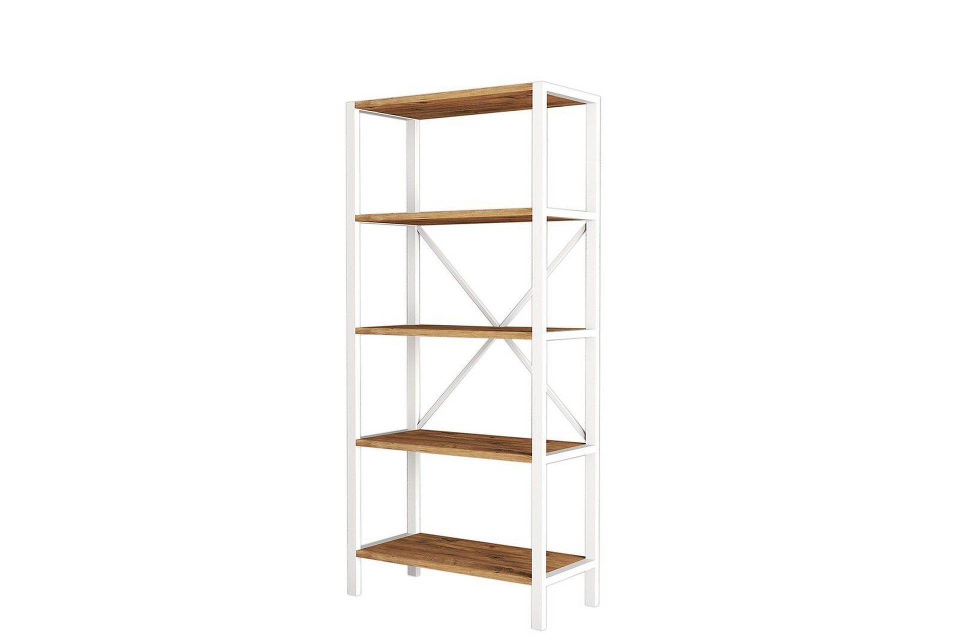 Venga Bokhylla 65 cm Brun/Vit - Förvaring - Furniturebox
