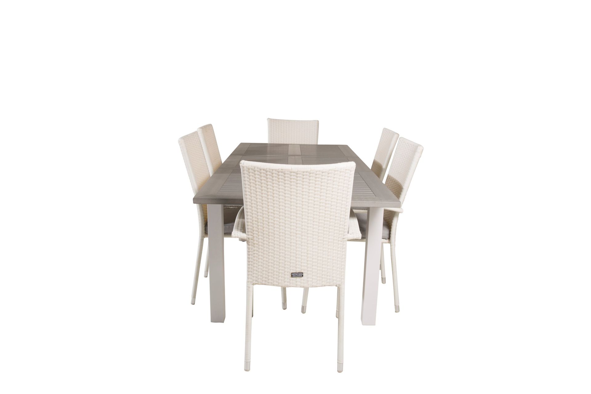 Venture Home Matgruppe Albany 150-210 cm Rektangulær med 6 Anna Stoler ...