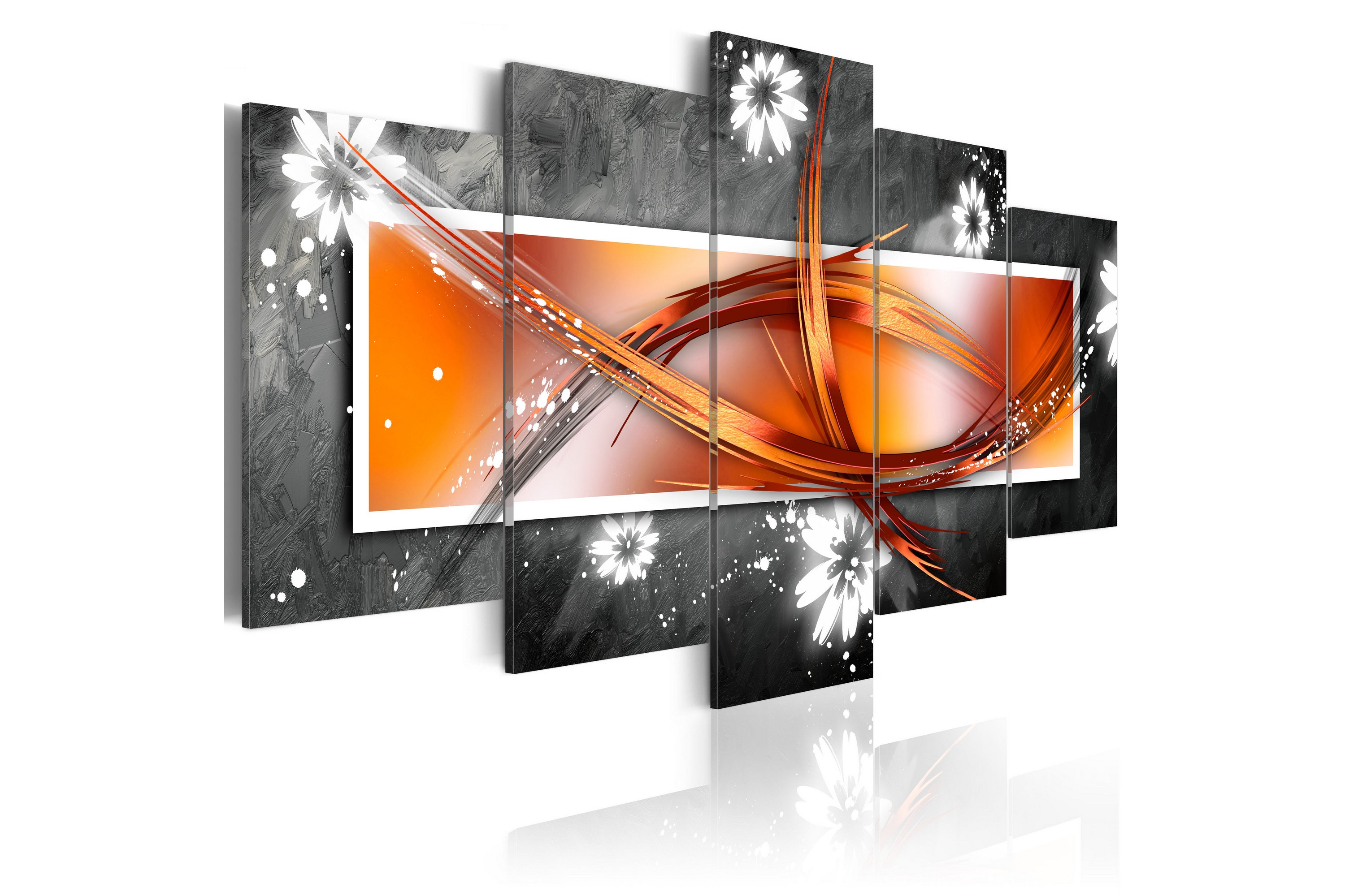 Tavla Blommor Och Abstrakt 200x100 Artgeist sp. z o. o. - Inredning ...