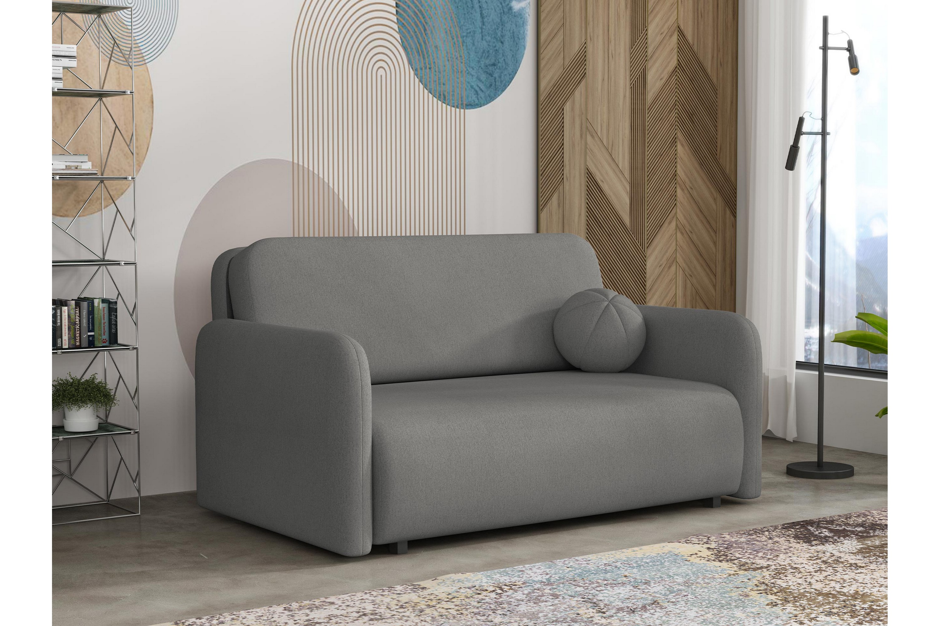 Ajmeri Vuodesohva 3-istuttava Harmaa - Huonekalut | Kodin1.com