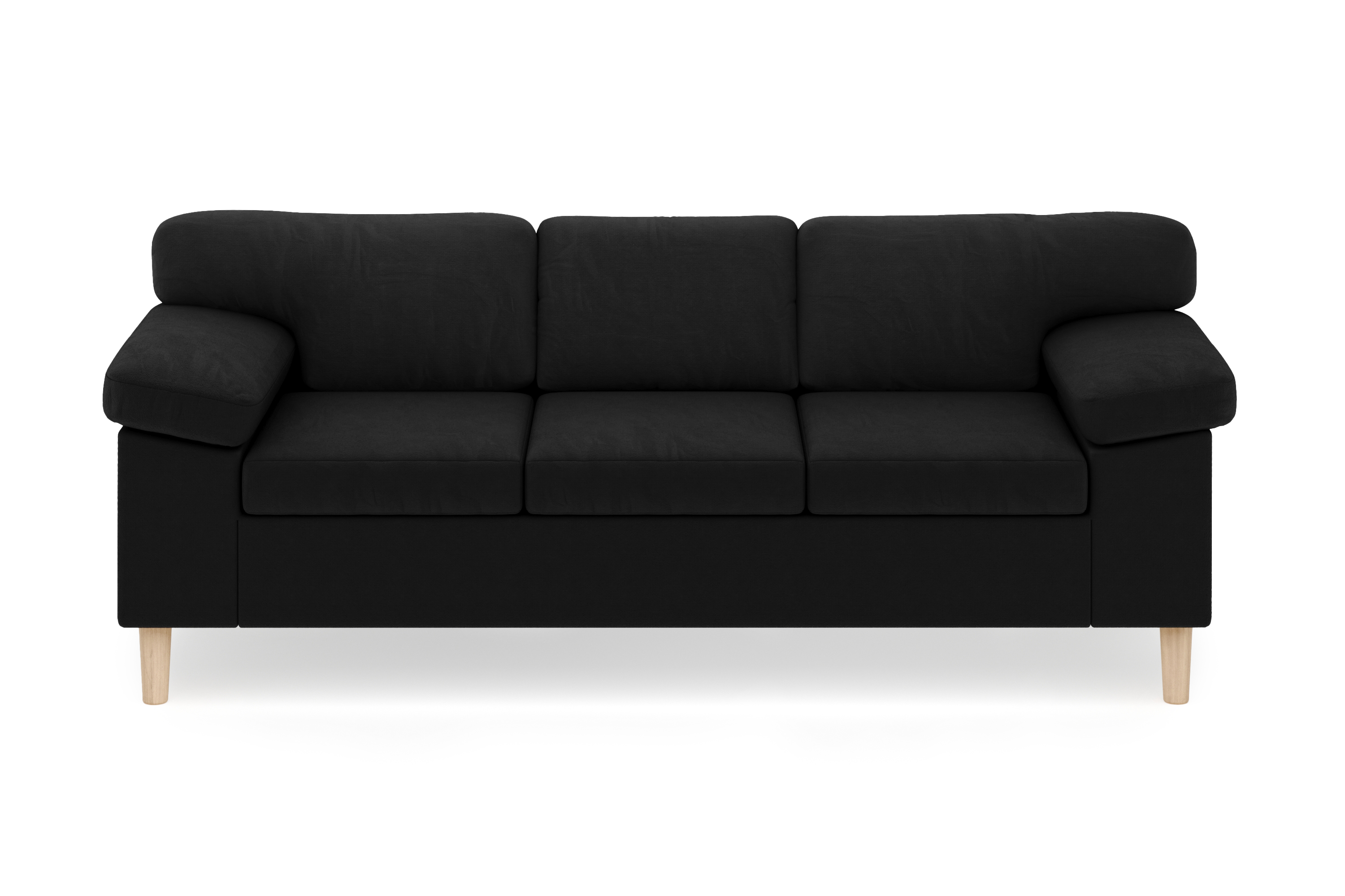 Askerod 3-istuttava Sohva Musta - Huonekalut | Kodin1.com