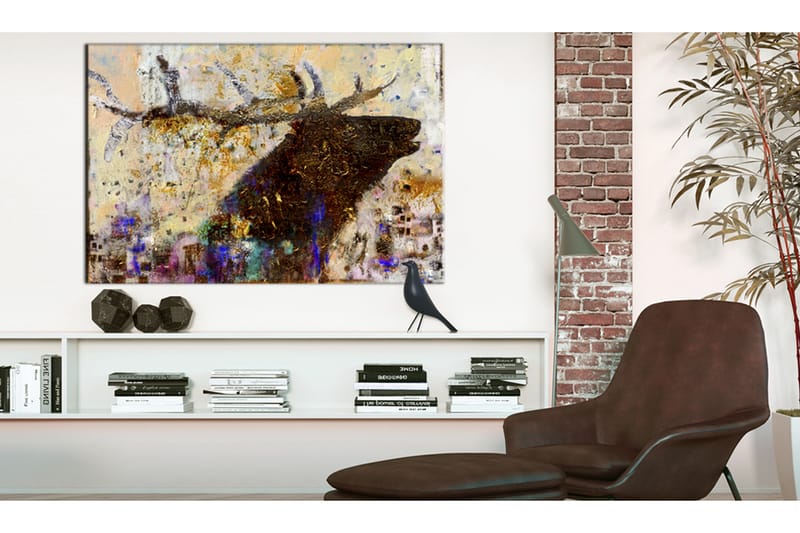 Tavla Golden Stag 120x80 Artgeist sp. z o. o. - Inredning | Chilli