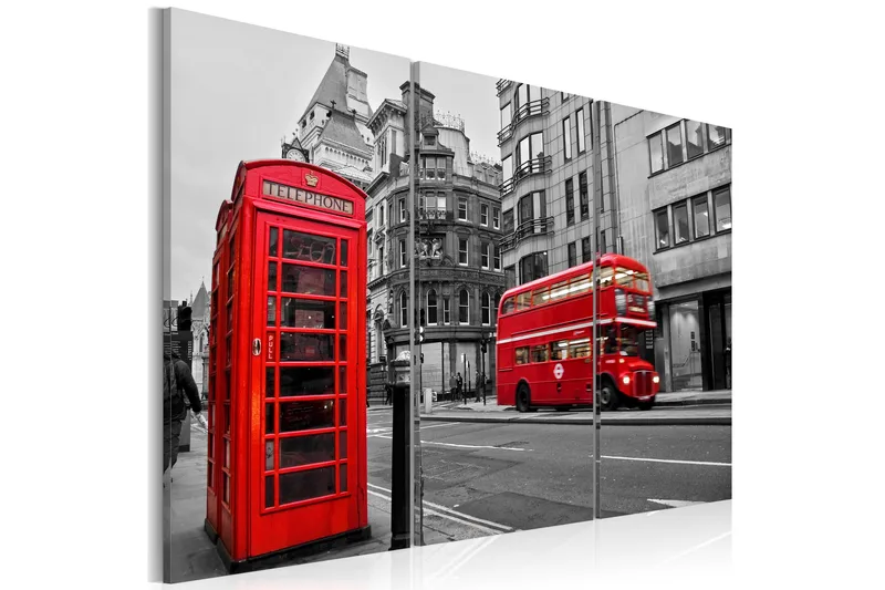 Tavla London life 90x60 Artgeist sp. z o. o. - Inredning | Chilli