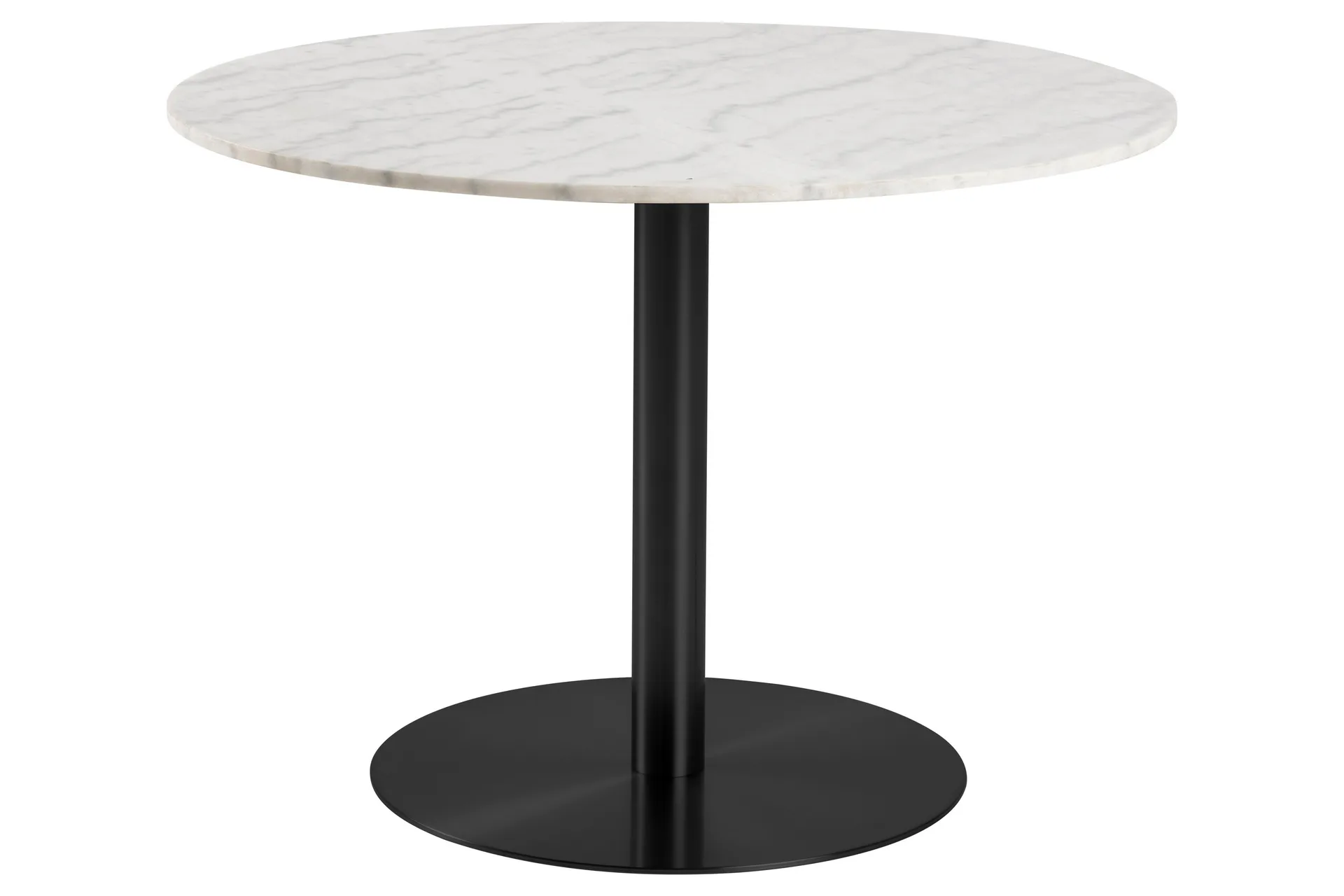 Palisades Matbord 105 cm Rund Svart - Möbler - Trademax