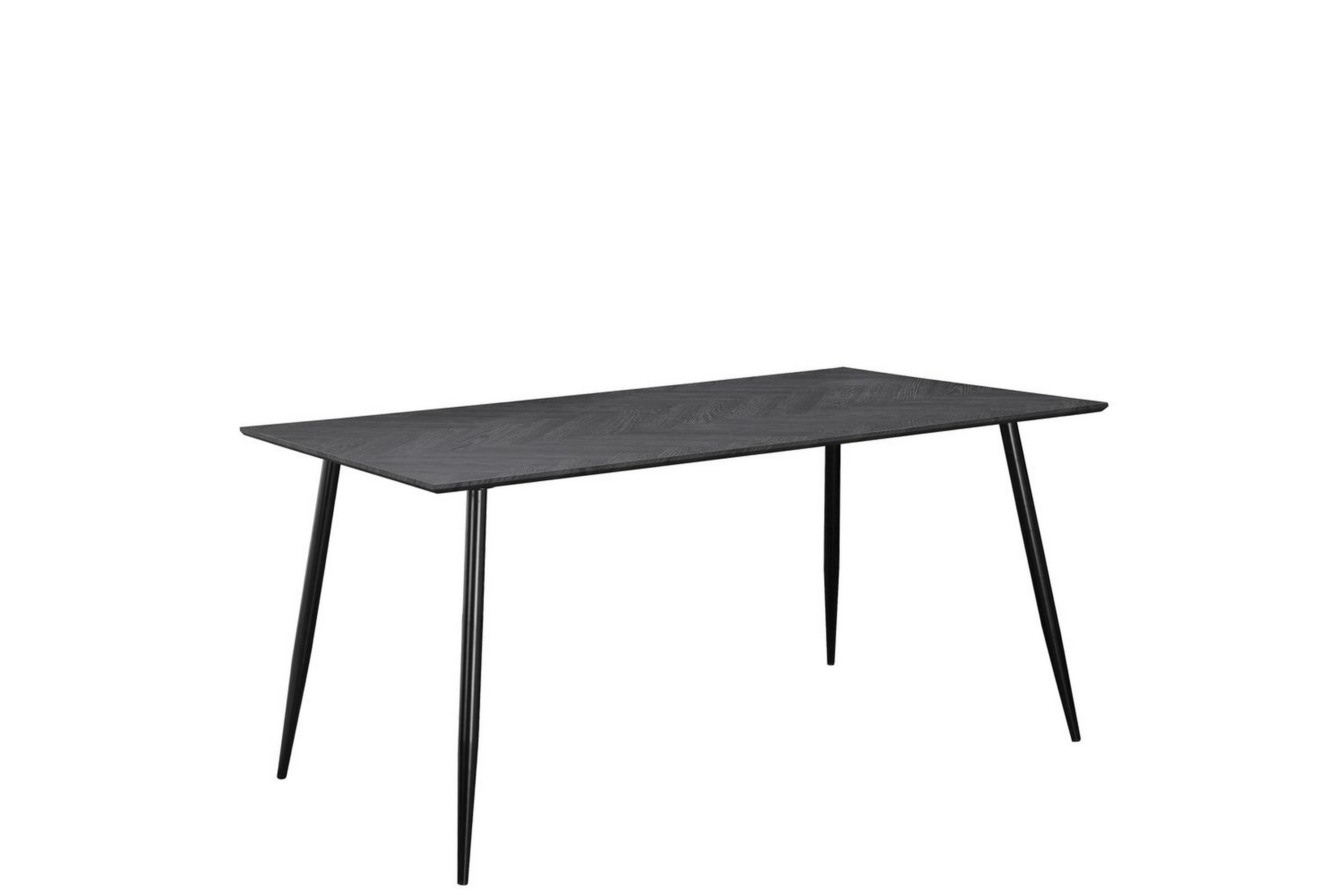 Loft24 Matbord Monza 160x90x76 cm, Fiskben Greyeik/Svart 160x90x76 cm ...