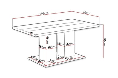 Tallow Soffbord 60 cm - Möbler | Chilli