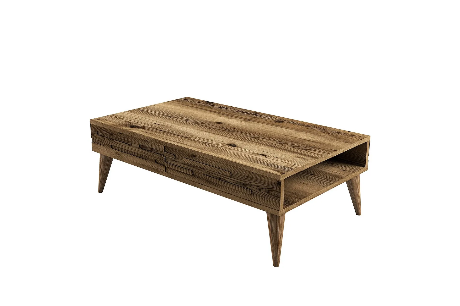 Valensiya Soffbord 105 cm Valnöt - Möbler - Trademax
