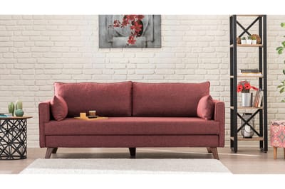 Antigua Soffa 3-sits Röd - Möbler | Chilli