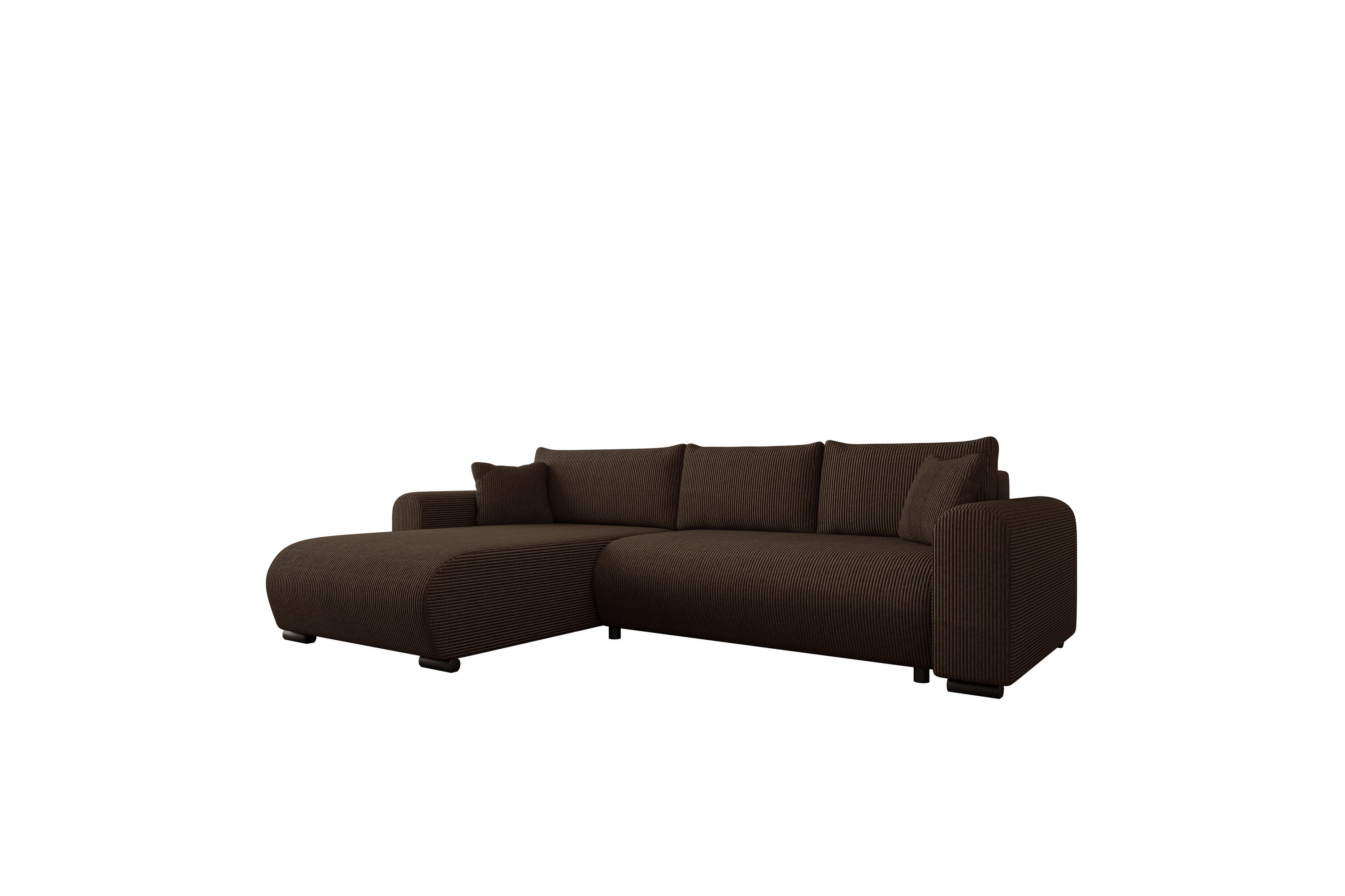 Handda Bäddsoffa med Divan 3-sits i Manchester Brun - Möbler | Chilli