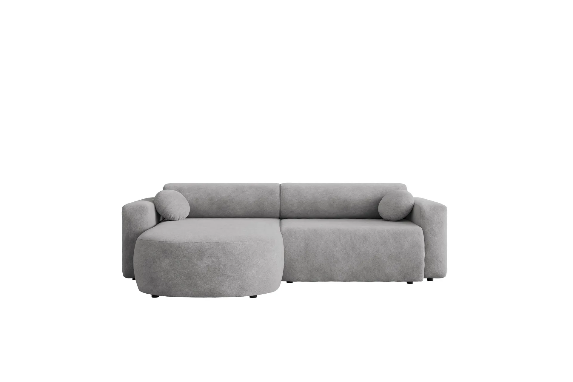 Hanish Bäddsoffa med Divan 3-sits Grå - Möbler - Trademax