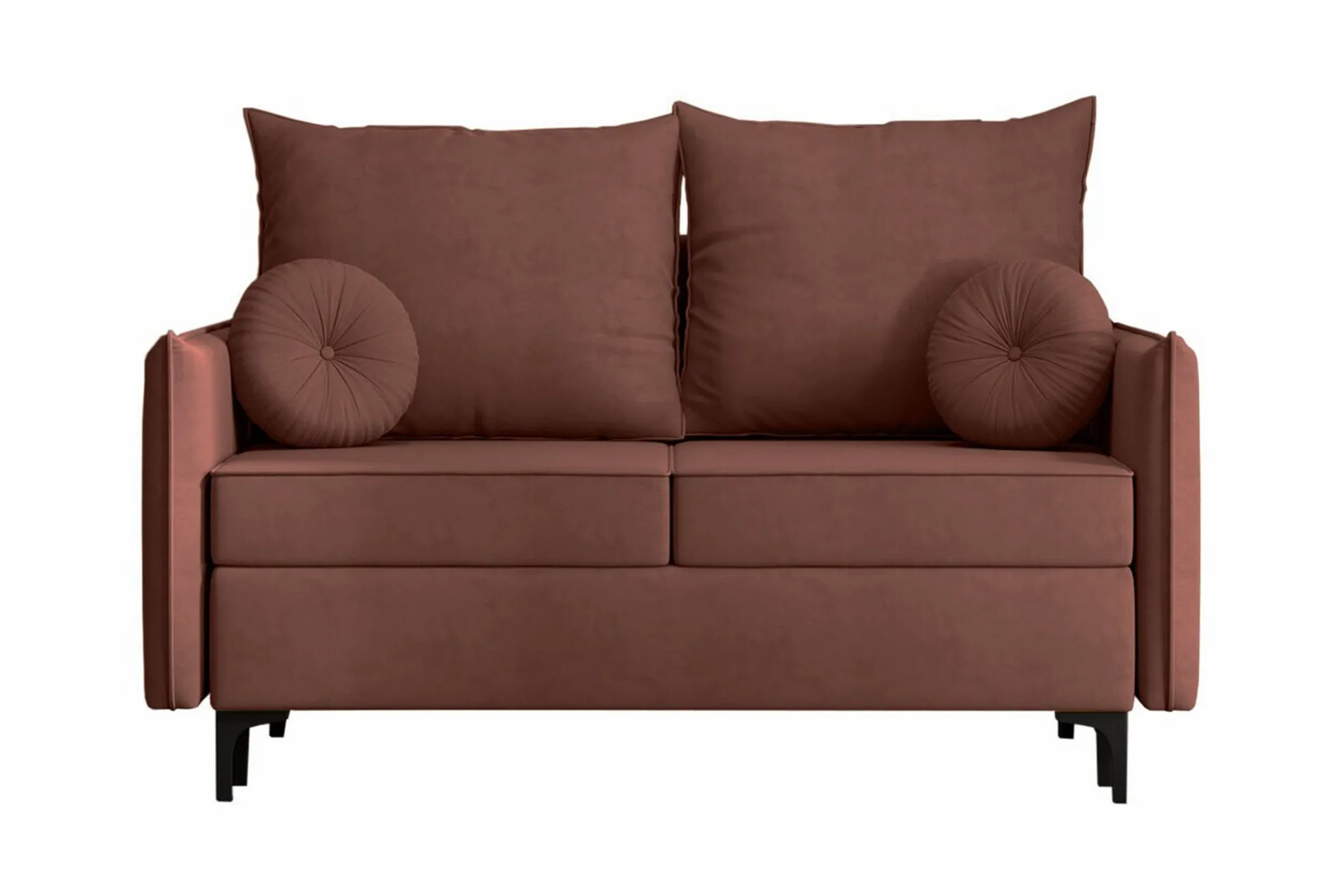 Knocklong 2-sits Bäddsoffa Rosa - Möbler - Trademax