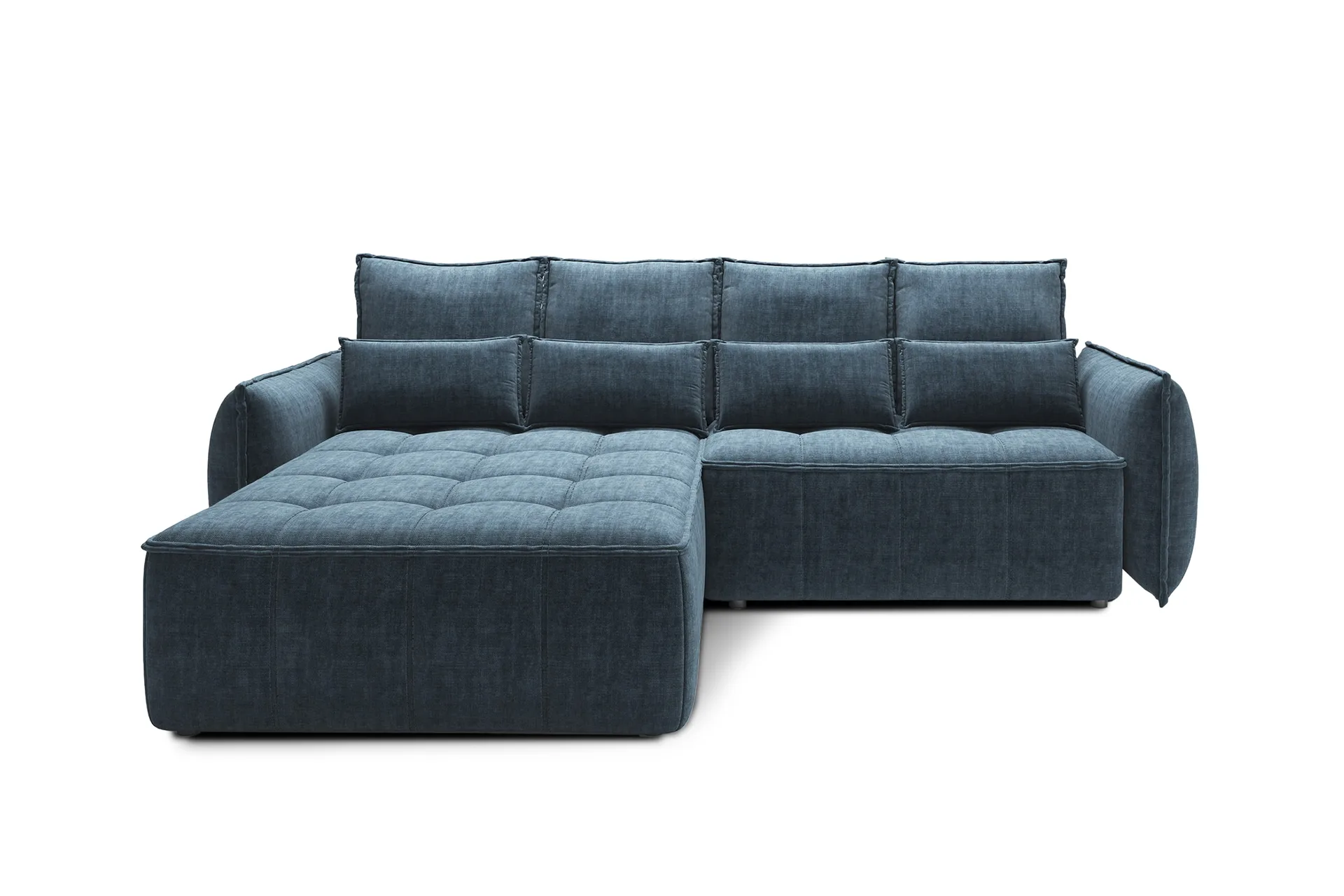 Takara Bäddsoffa med Divan 3-sits Mörkblå - Möbler - Trademax