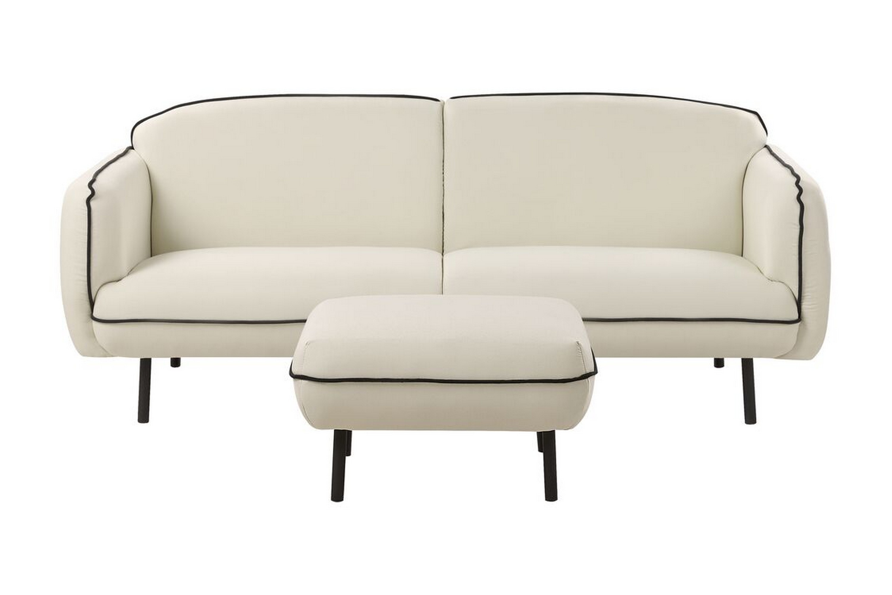 Balint Soffa 3-sits Beige/Svart - Möbler - Trademax