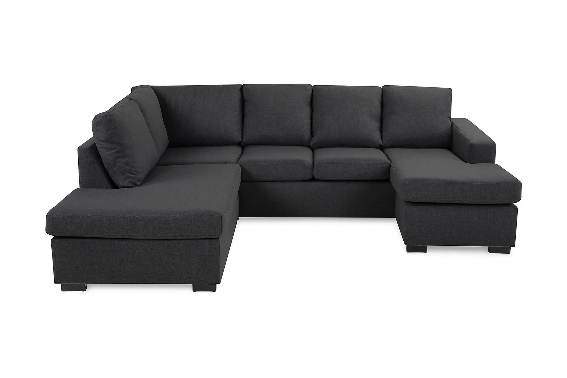 Basic Home Crazy 4-sits Vänstervänd U-formad Small Soffa med Divan och ...
