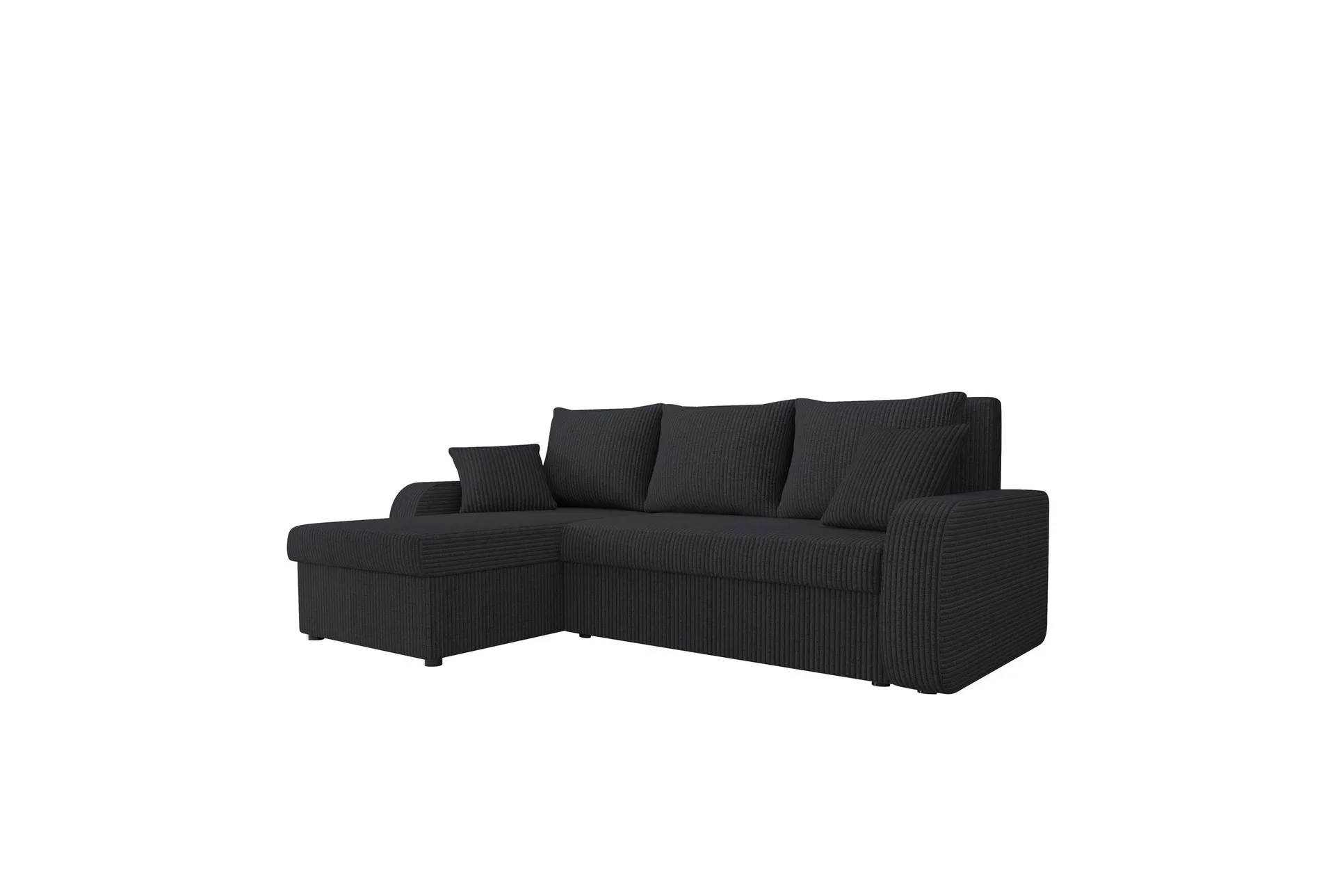 Majestic Furniture Alvared Soffa med Divan 3-sits Svart - Möbler | Chilli