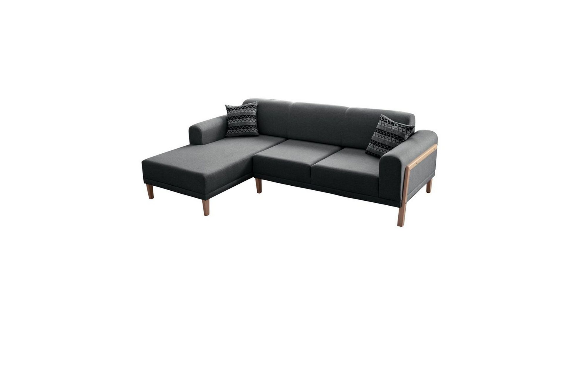 Latrona Soffa med Divan 3-sits Antracit - Möbler | Chilli