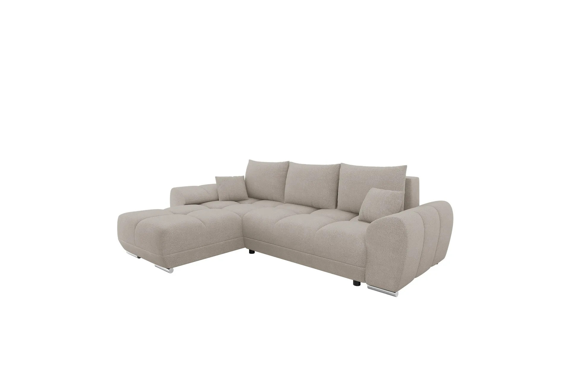 Simerly Soffa med Divan 3-sits Beige - Möbler | Chilli