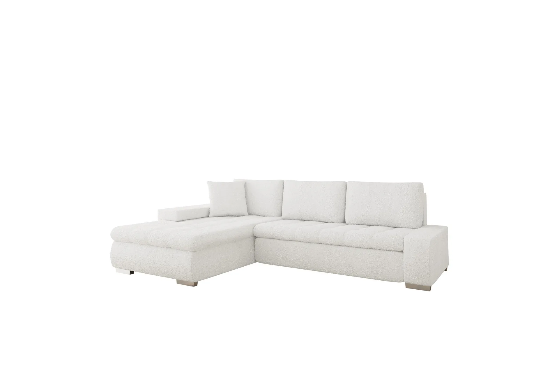 Cerys Soffa med Divan 3-sits Vit - Möbler - Trademax