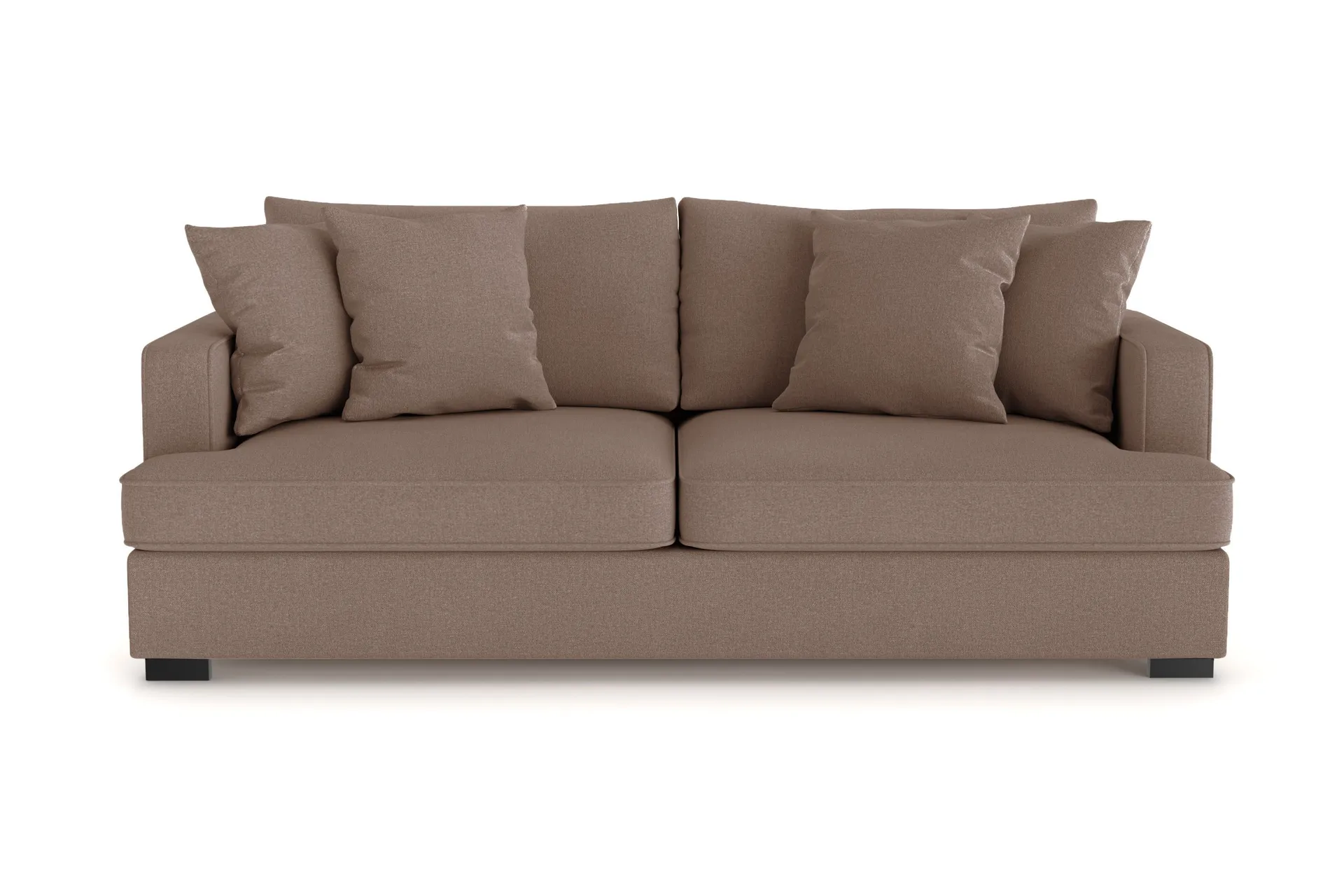 Scandinavian Choice Rossita 3-sits Djup Soffa i Tyg Brun - Möbler | Chilli