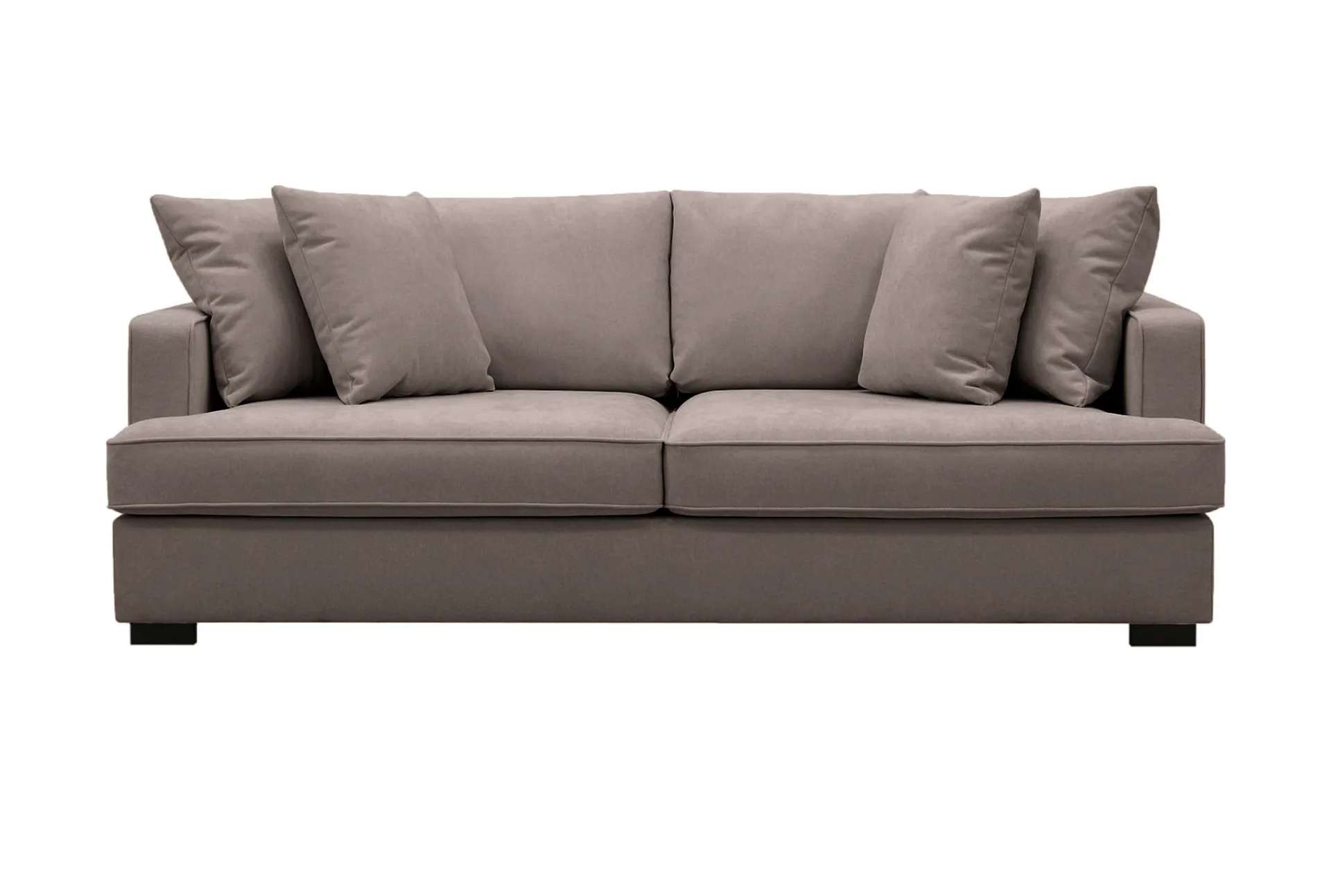 Scandinavian Choice Rossita 3-sits Djup Tygsoffa Brun - Möbler | Chilli