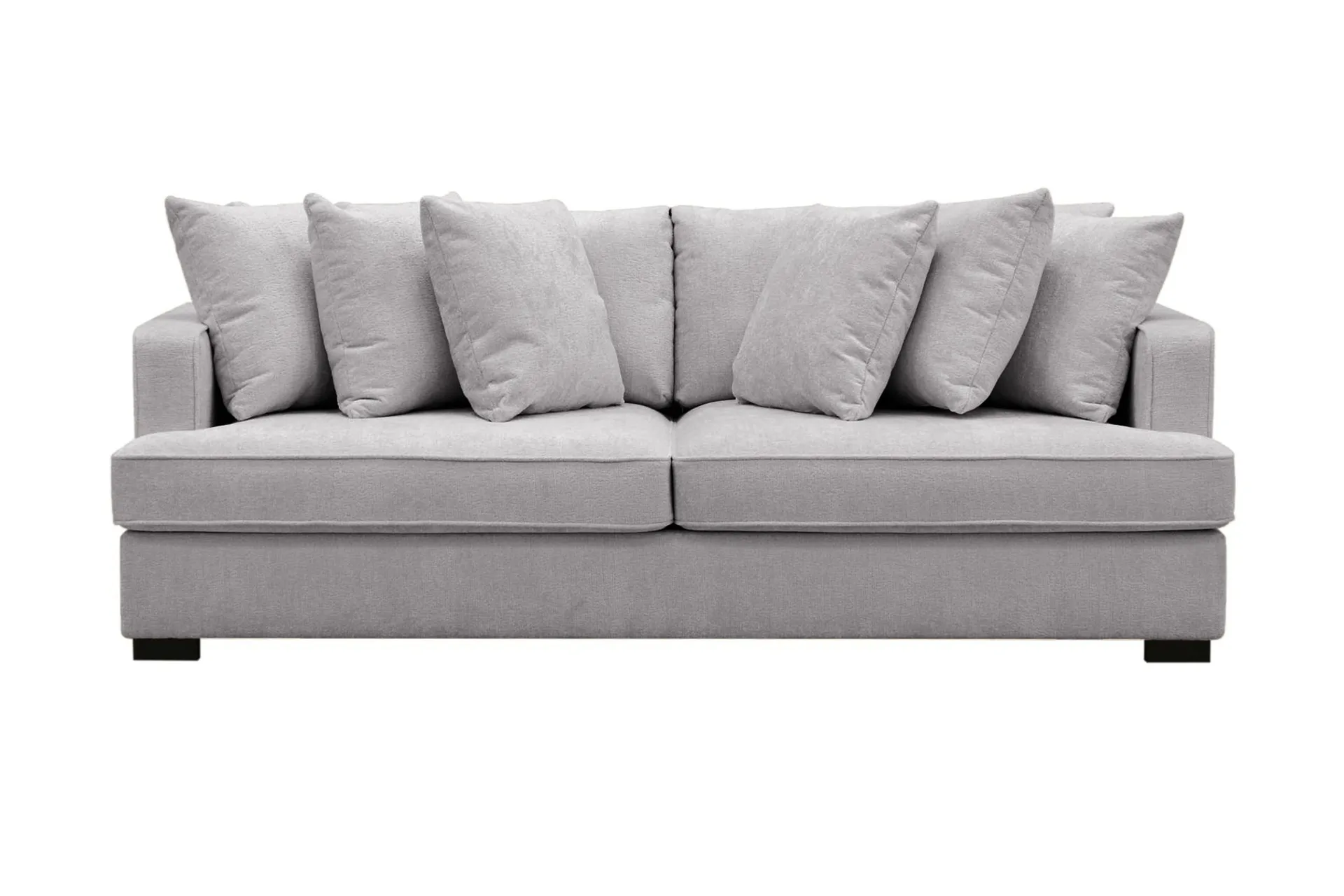 Scandinavian Choice Rossita 4-sits Djup Soffa i Chenille Ljus Grå ...