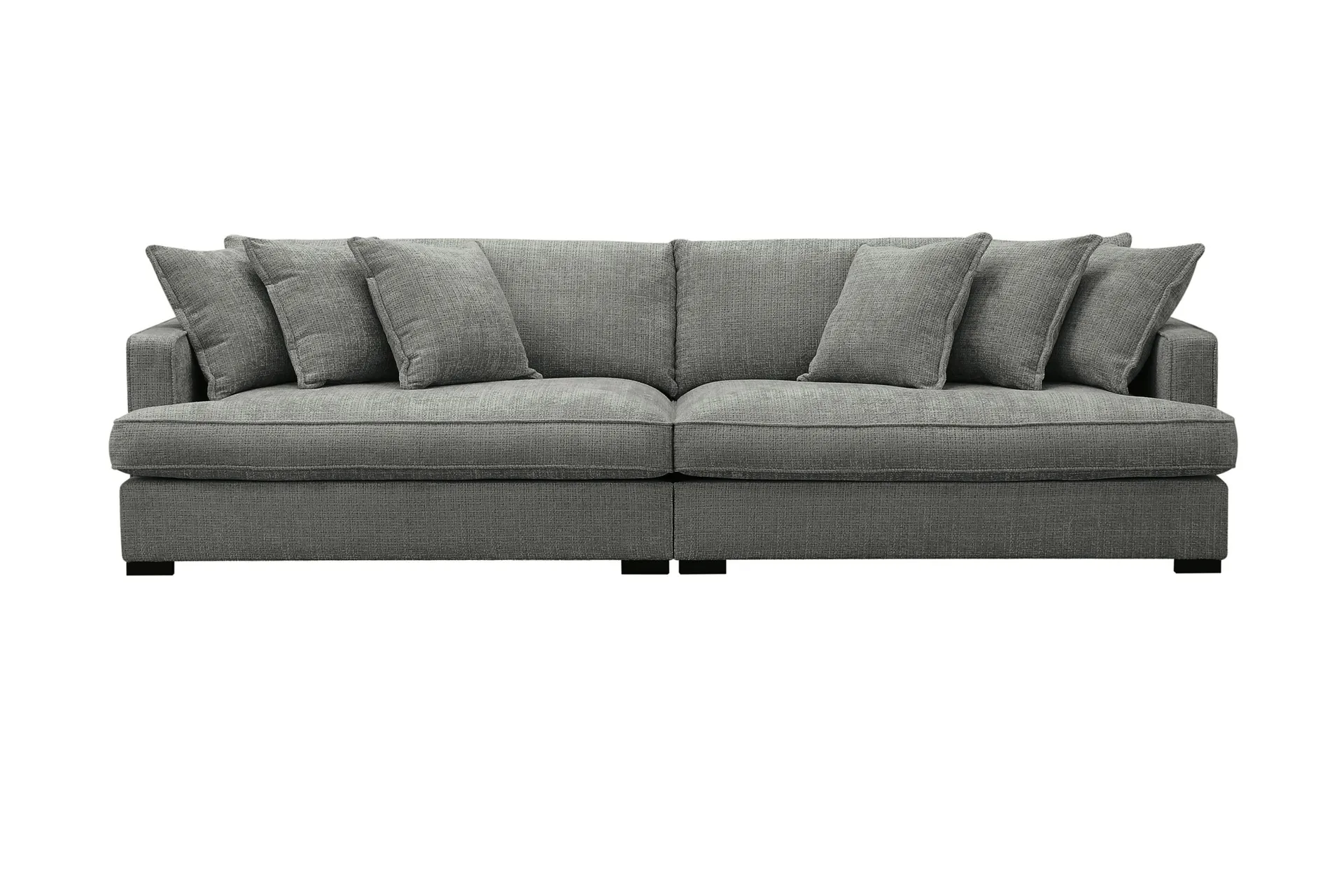 Scandinavian Choice Rossita Lyx 4-sits Extra djup Soffa i Chenille Grå ...