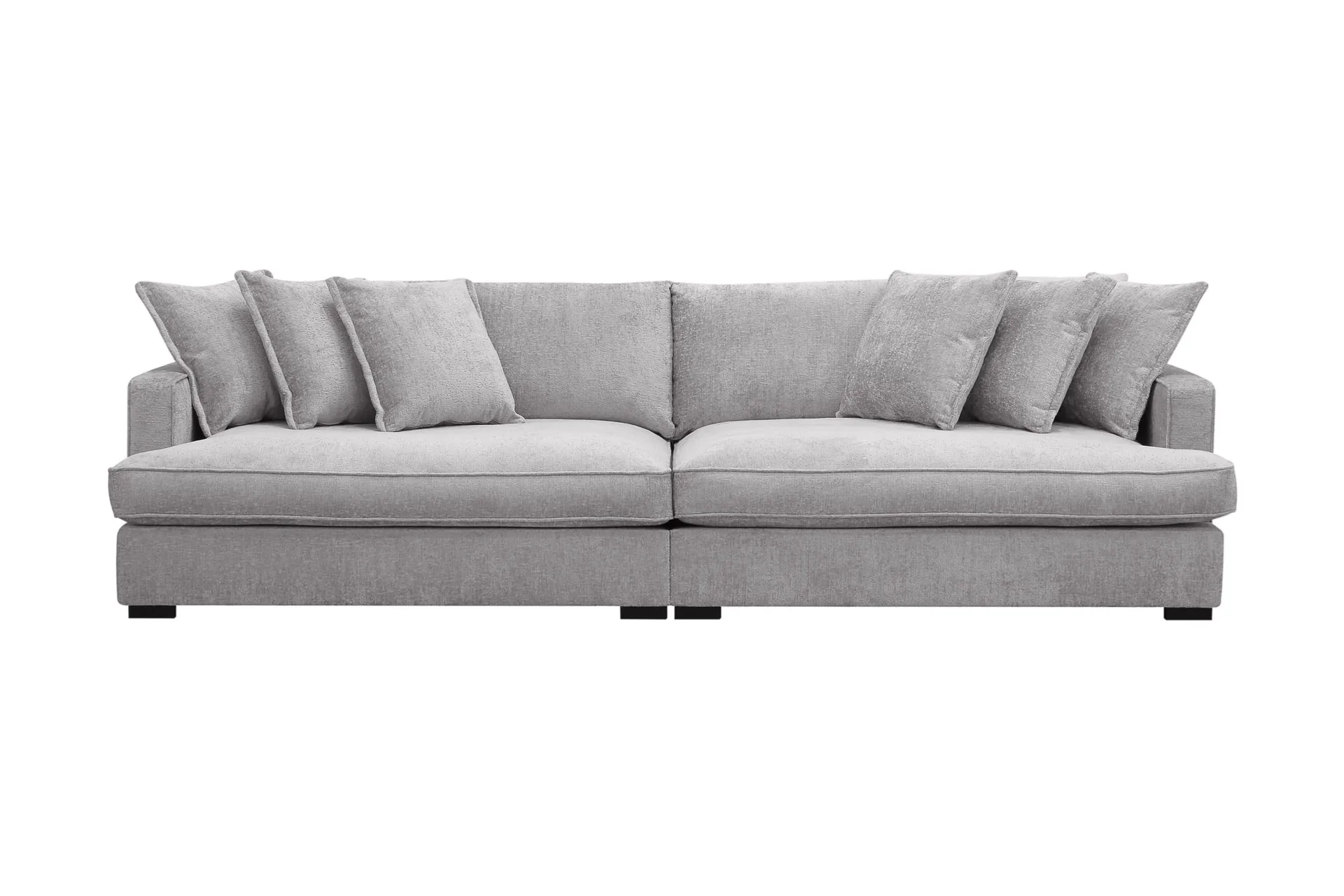 Scandinavian Choice Rossita Lyx 4-sits Extra djup Soffa i Chenille Grå ...