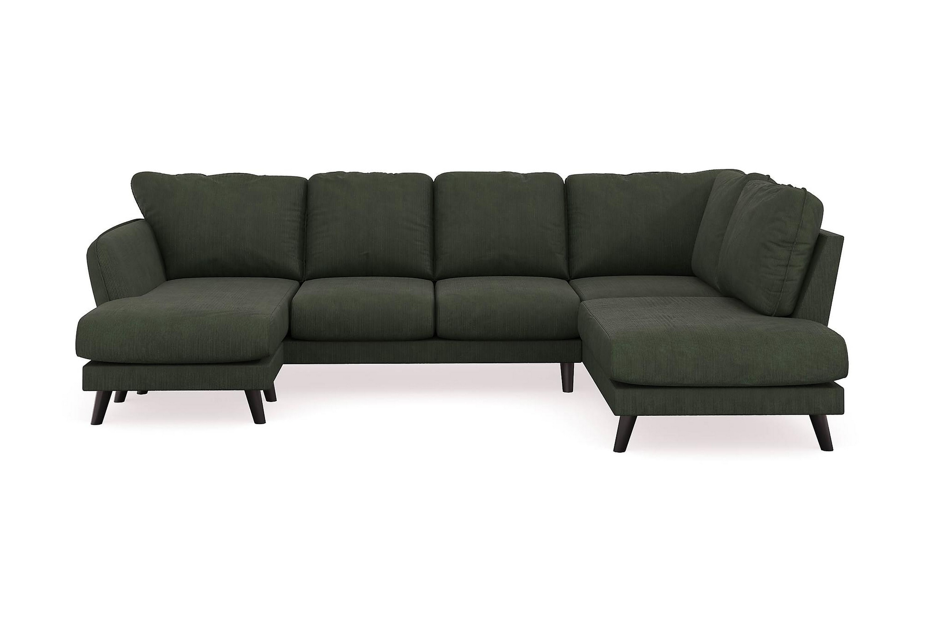 Trend Lyx 4-sits Vänstervänd U-formad Soffa med Divan och Schäslong i ...