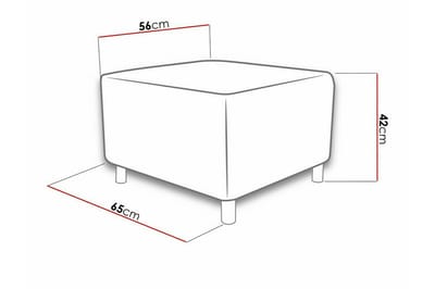 Kintore Fotpall 56 cm - Möbler | Chilli