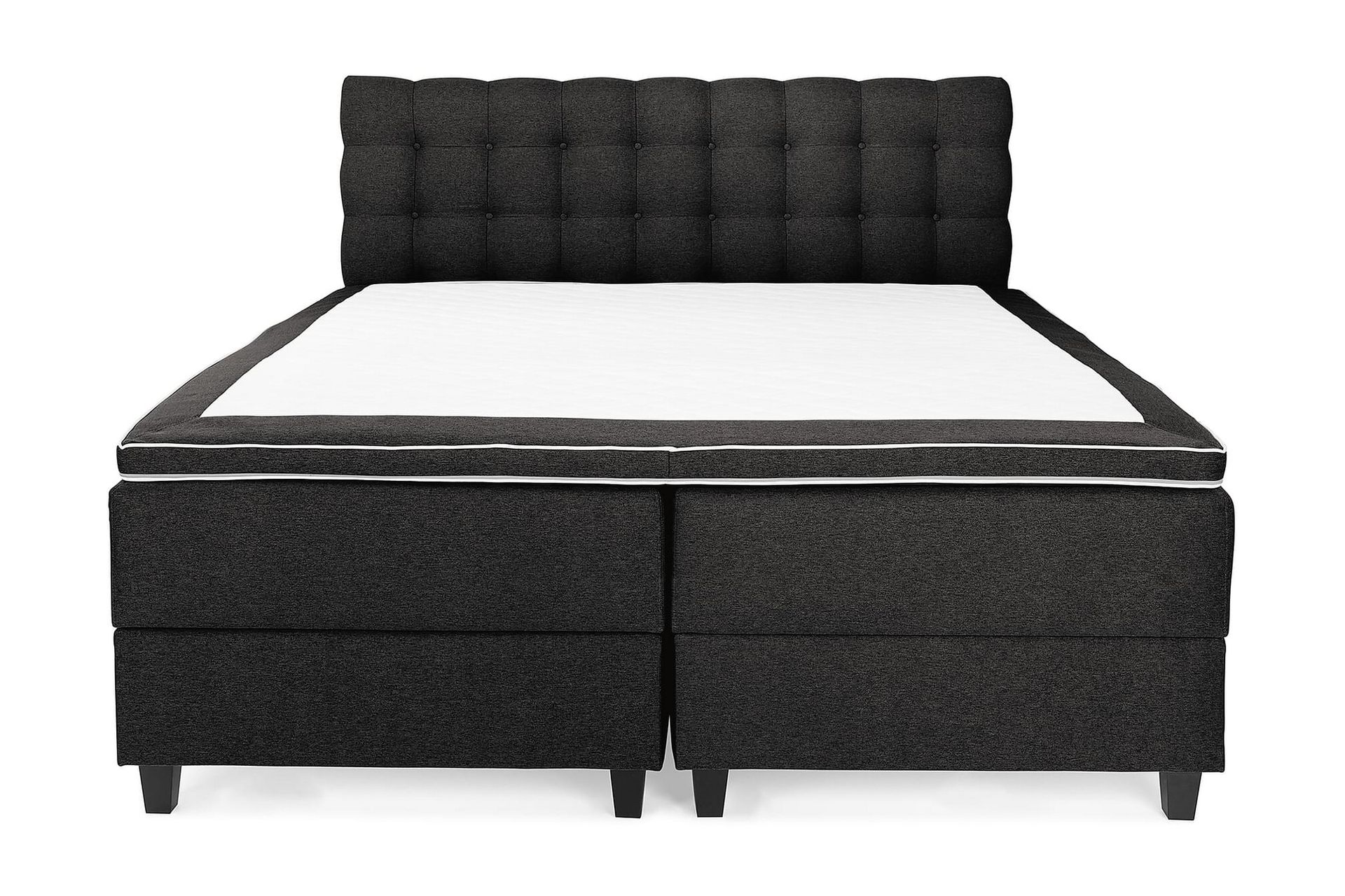 Berg & Strand Royal seng 180x200 med opbevaring mørkegrå - Møbler ...