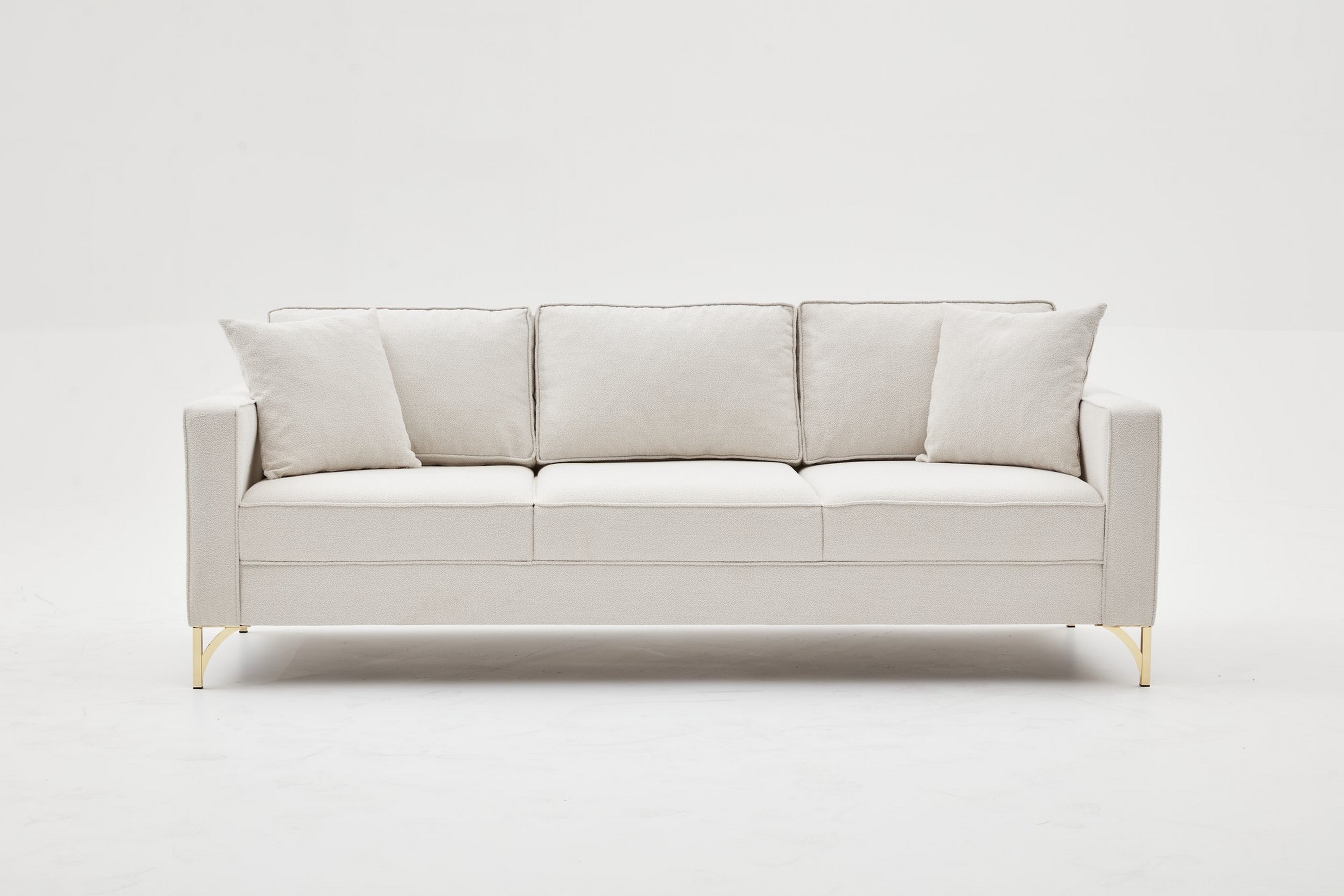 Retzow Sofa 3-personers Beige - Møbler | Trademax