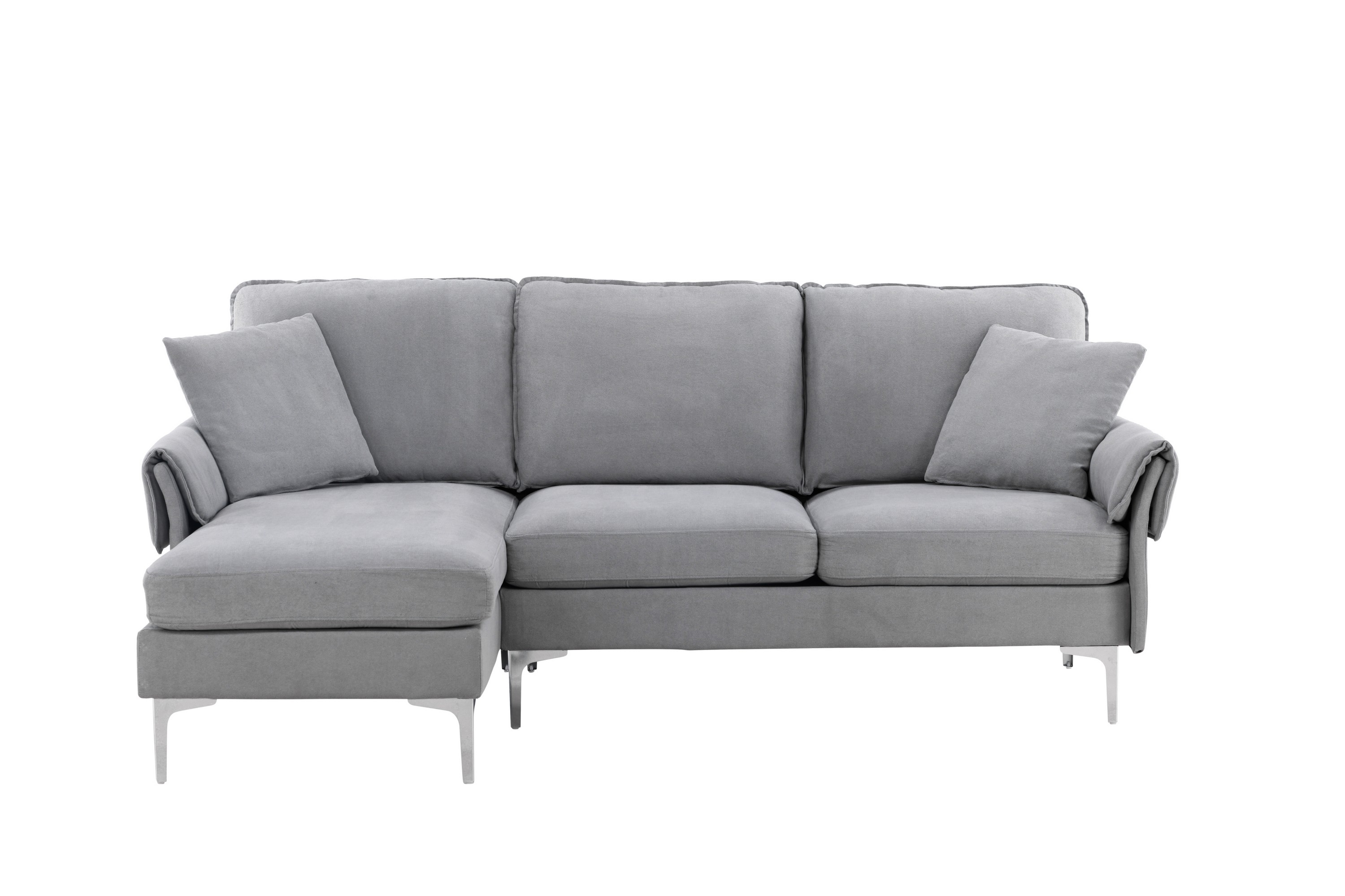 Venture Home Toulouse Sofa 3-personers Grå - Møbler | Trademax