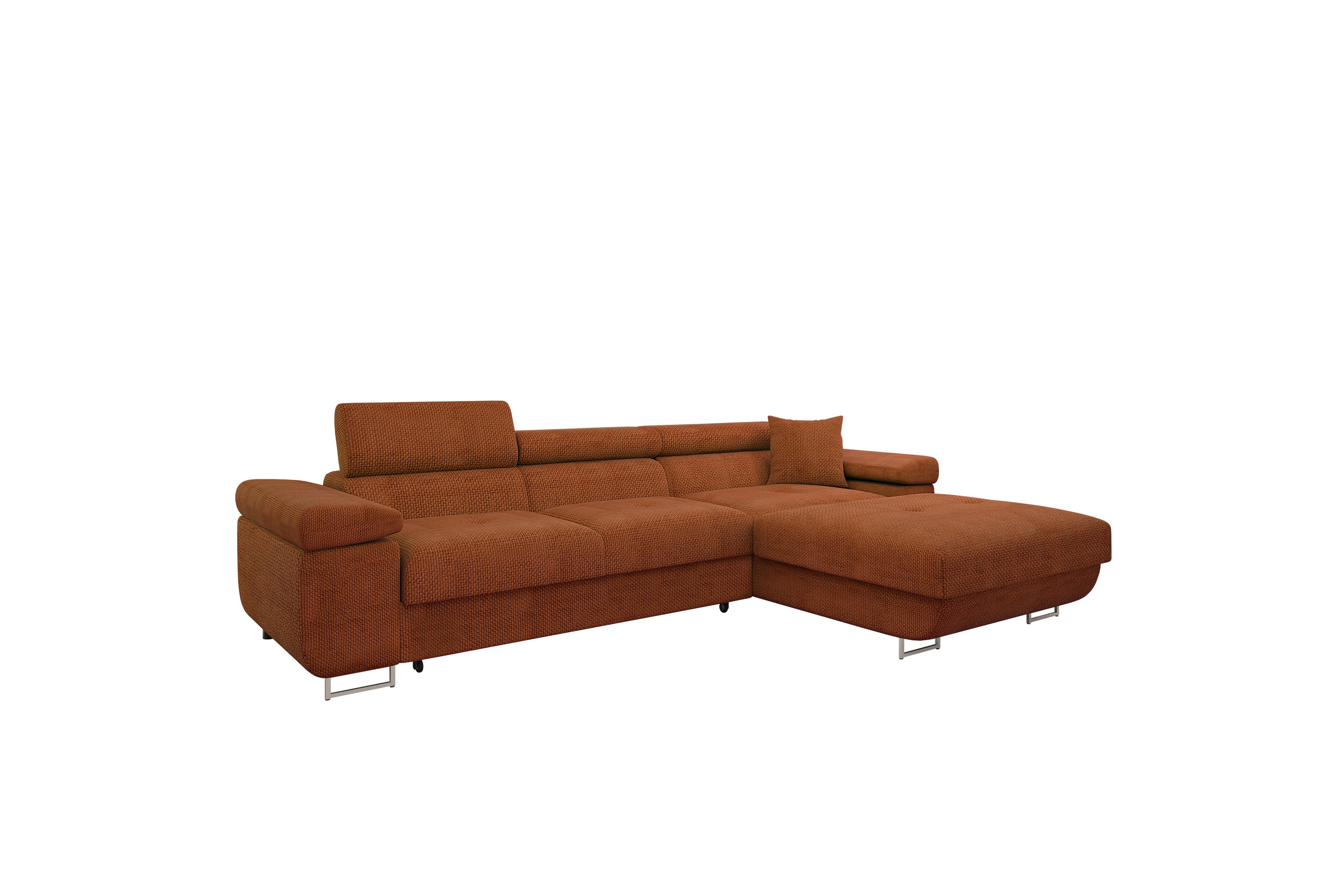 Gabina Sofa med Divan 3-personers Orange - Møbler | Trademax