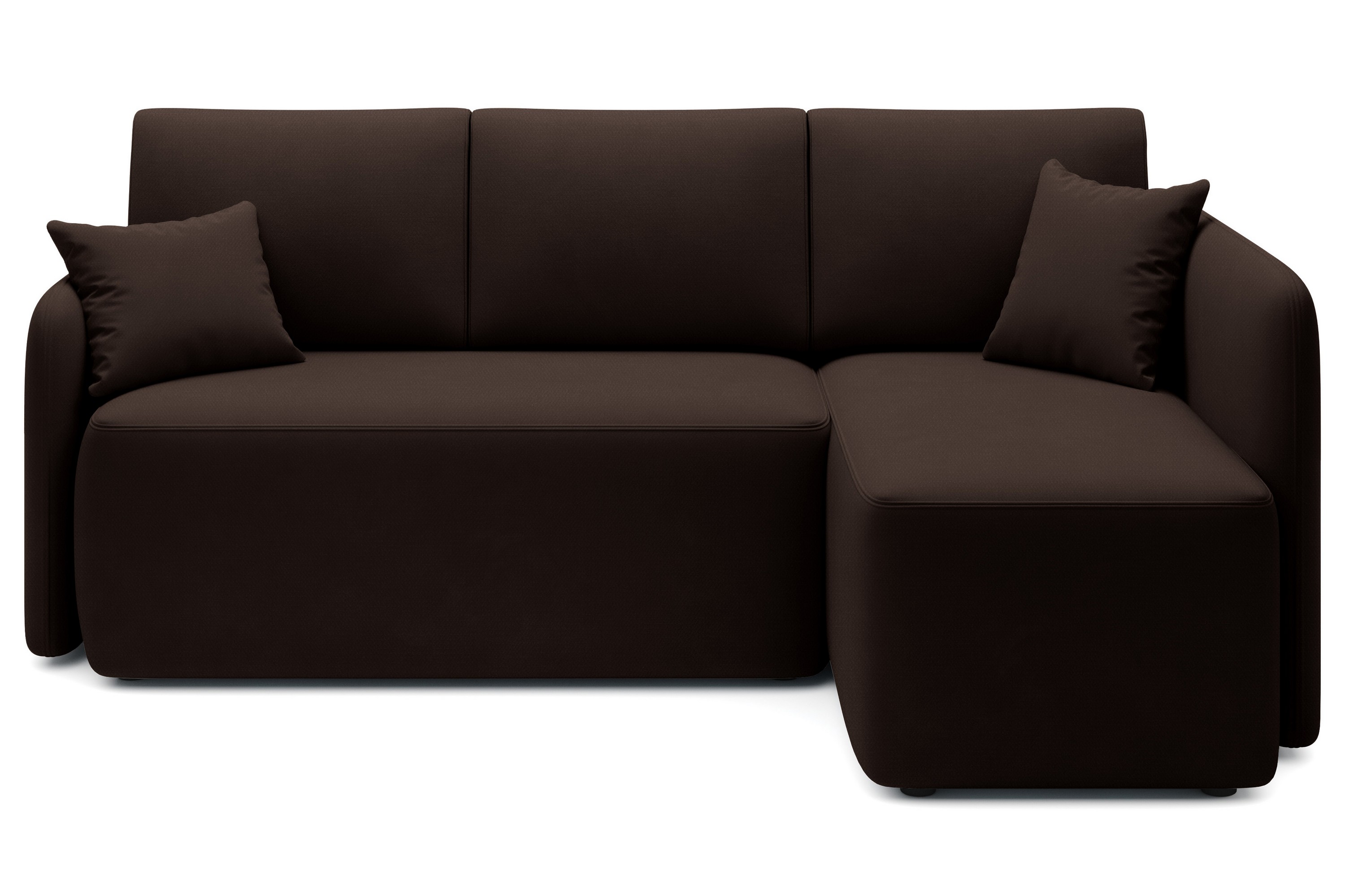 Hadson 3-personers Sofa med Divan Brun - Møbler | Trademax