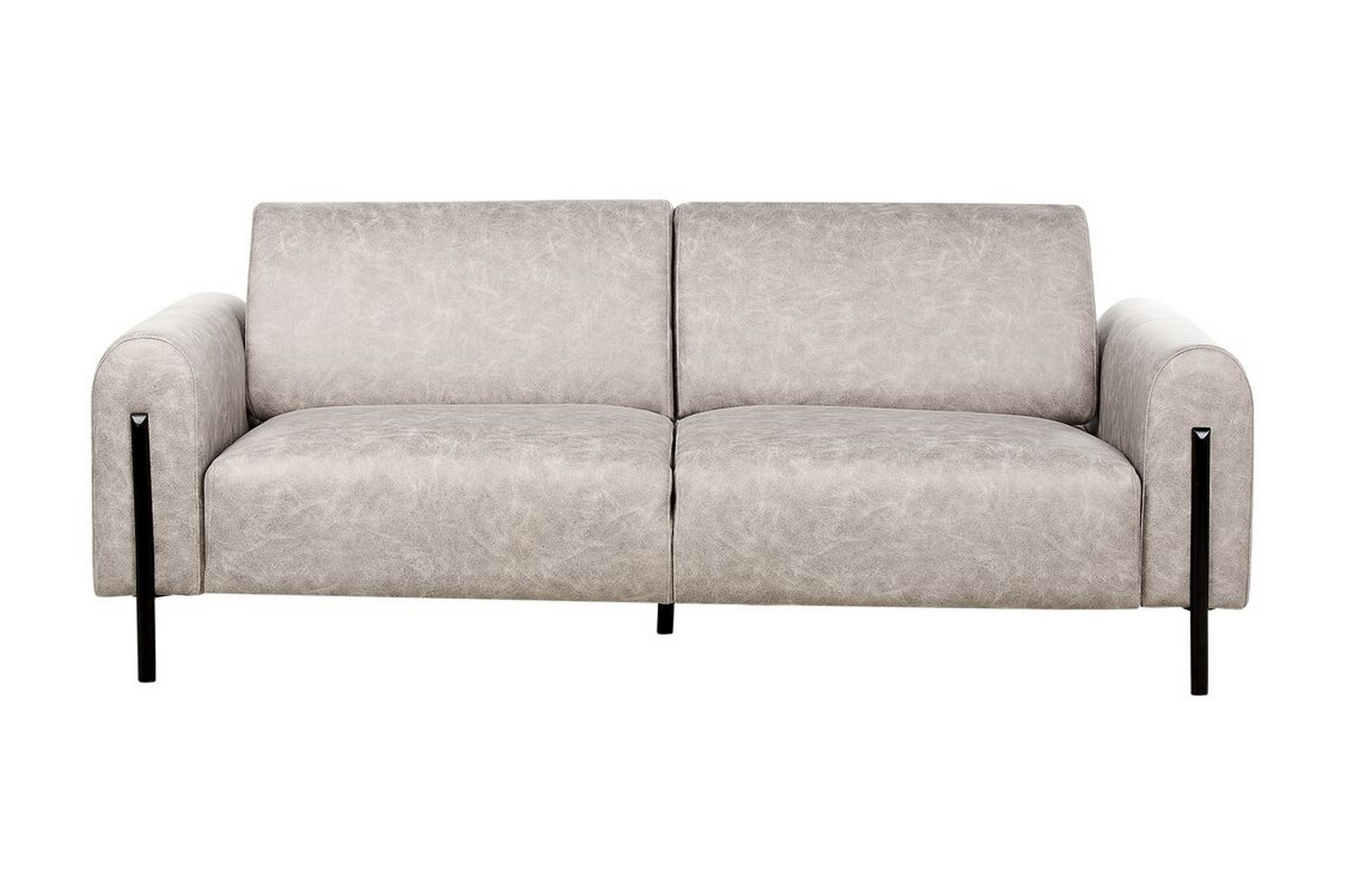 Christa Sofa 3-personers Grå/Sort - Møbler | Trademax