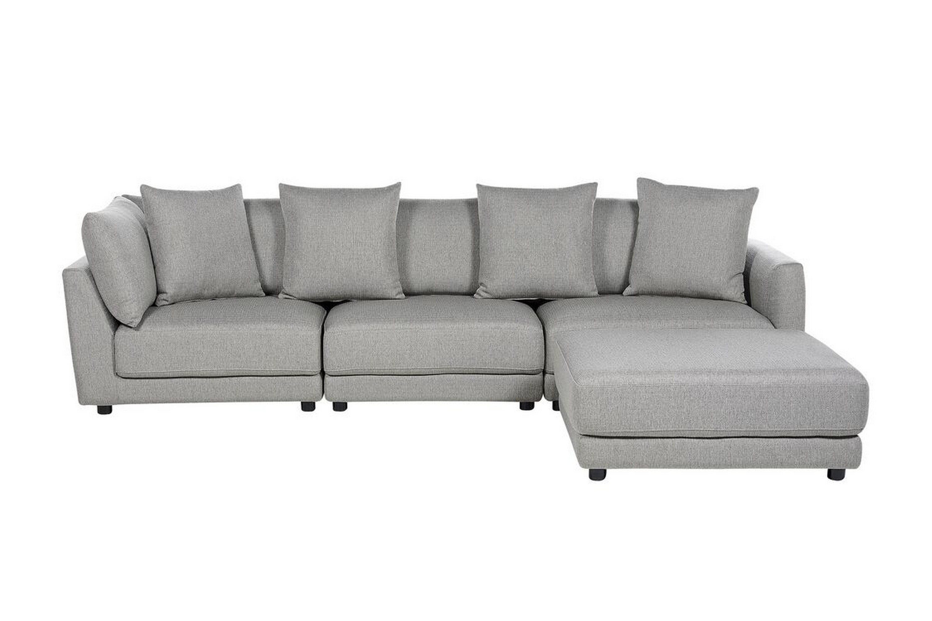Delisha Sofa 3-personers Grå/Sort - Møbler | Trademax