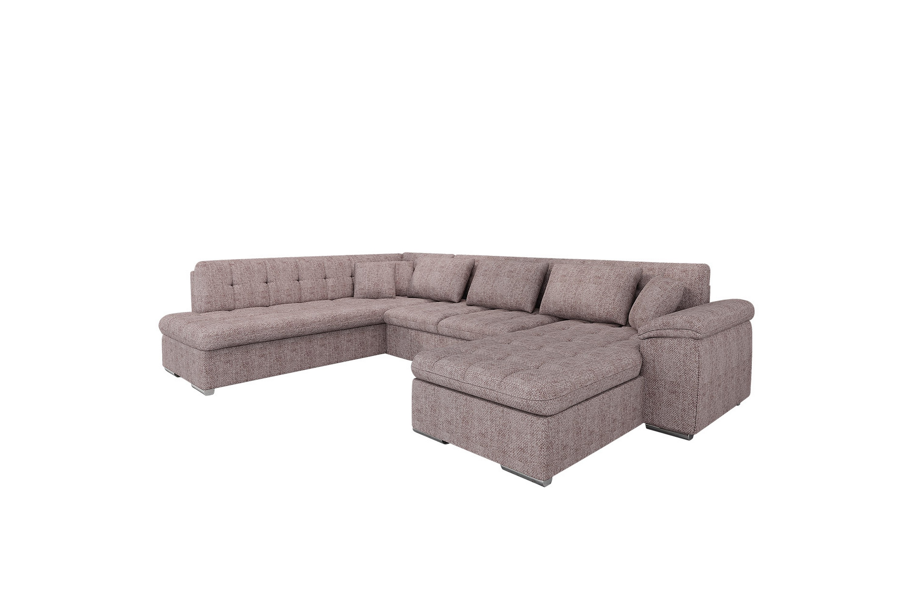 Majestic Furniture Dynir Sofa med Sjeselong og Divan 4-seter Beige ...