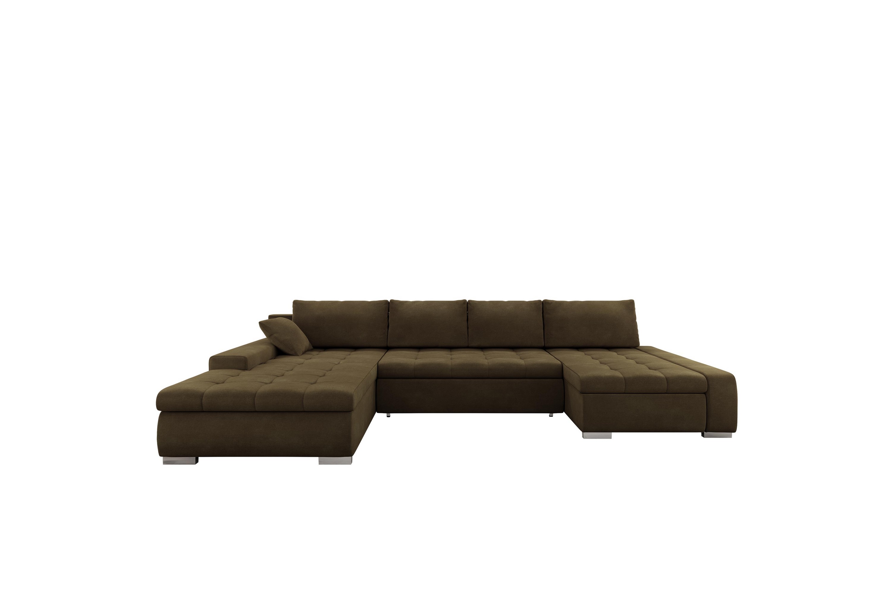 Gamal Sofa Dobbeldivan 4-seter Brun - Møbler - Trademax