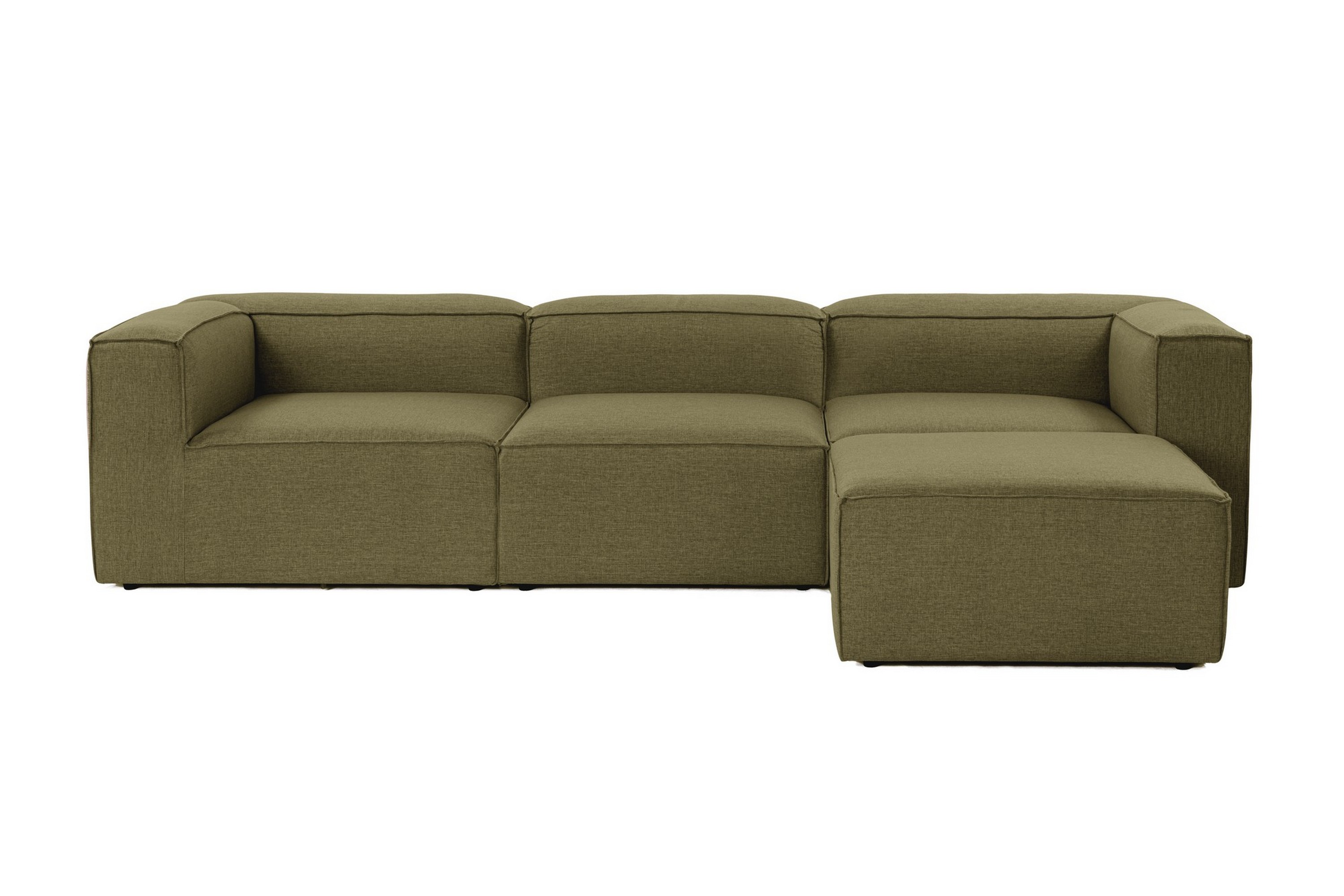 Redlands Sofa med Chaiselong 3-personers Grøn - Møbler | Trademax