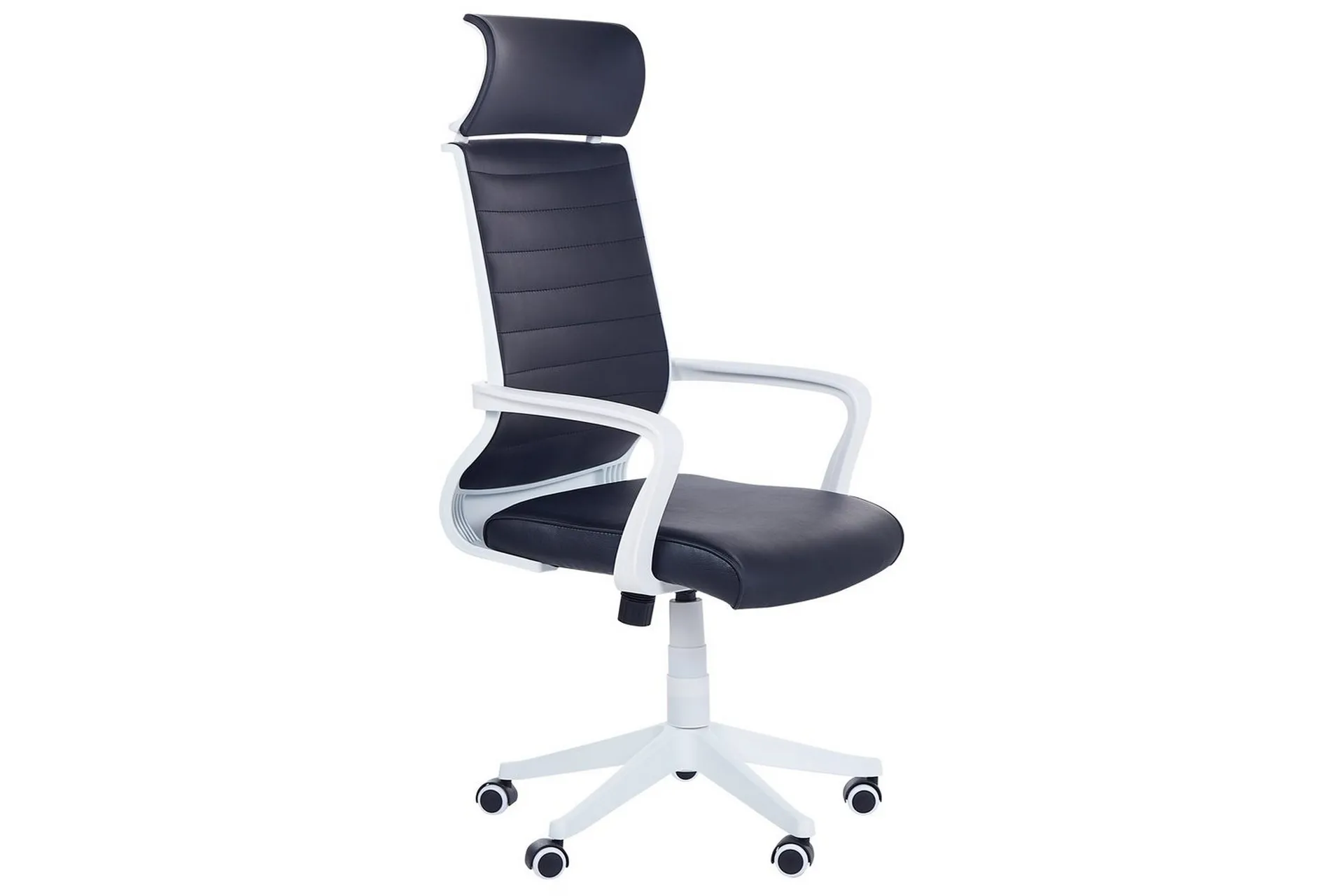 Kontorstol Leader Sort/Hvid Sort/Hvid - Møbler | Trademax