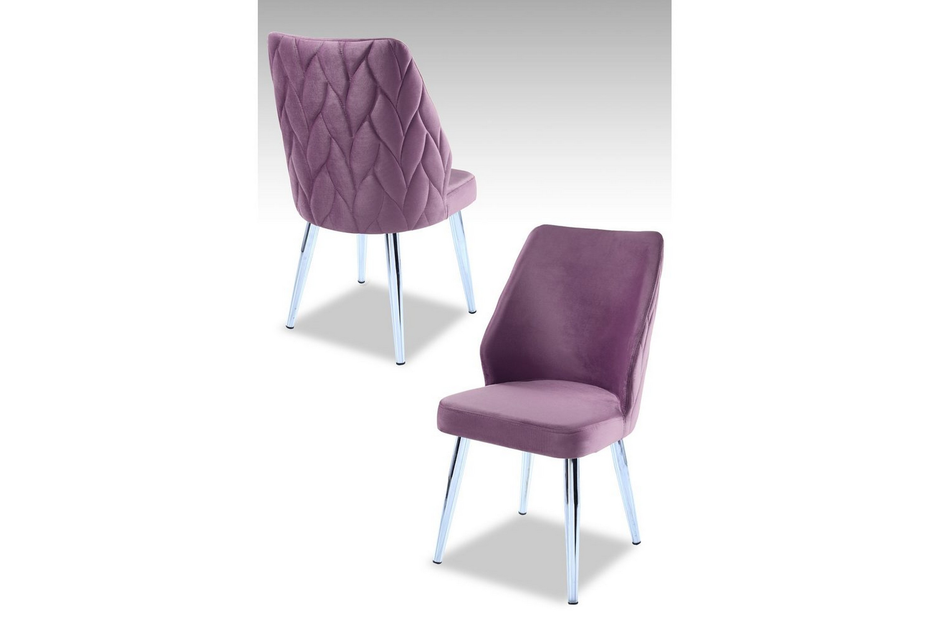 Stifen Spisestol Lavendel/Krom - Møbler | Trademax