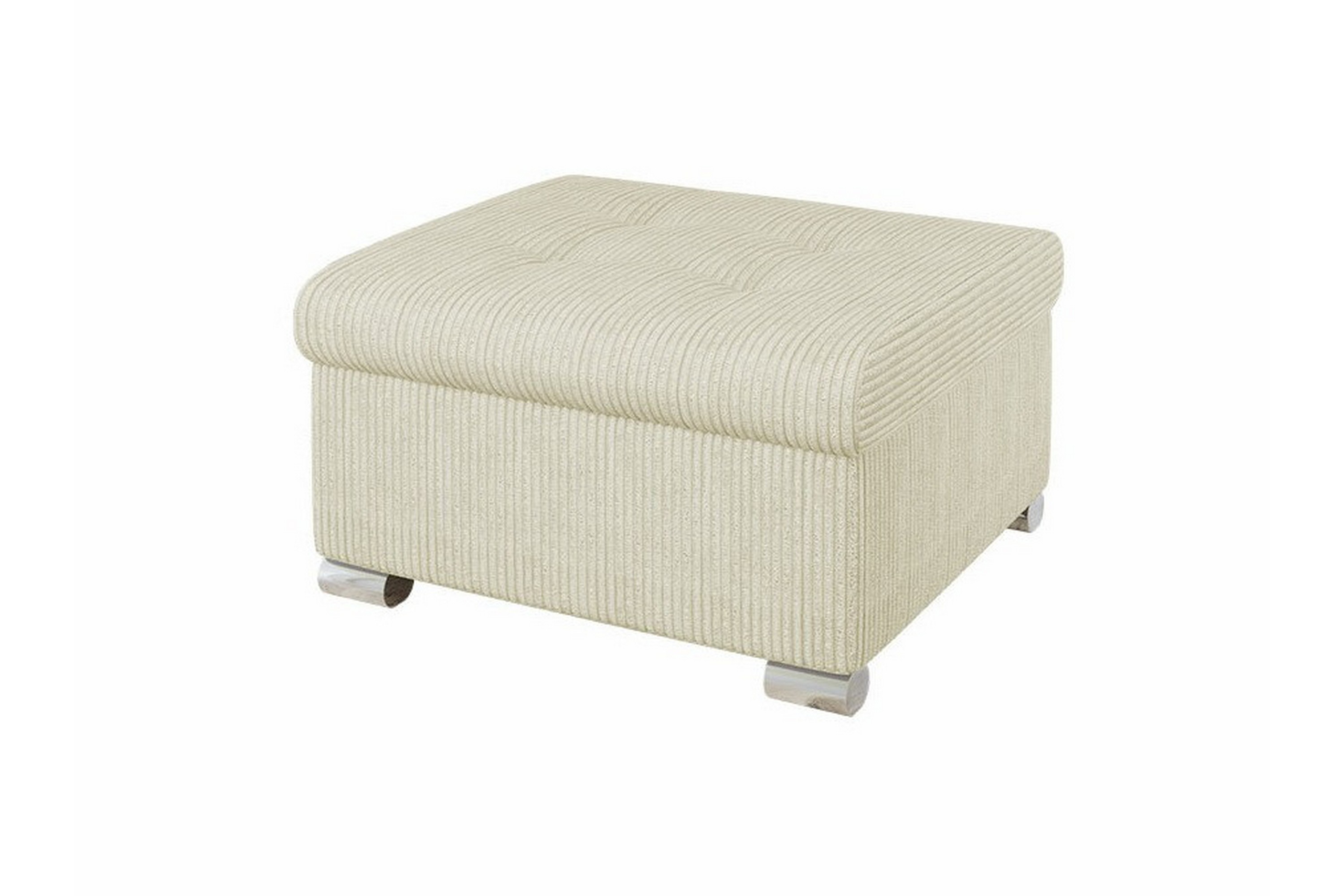 Trefor Fodskammel 68 cm Cream - Møbler | Trademax