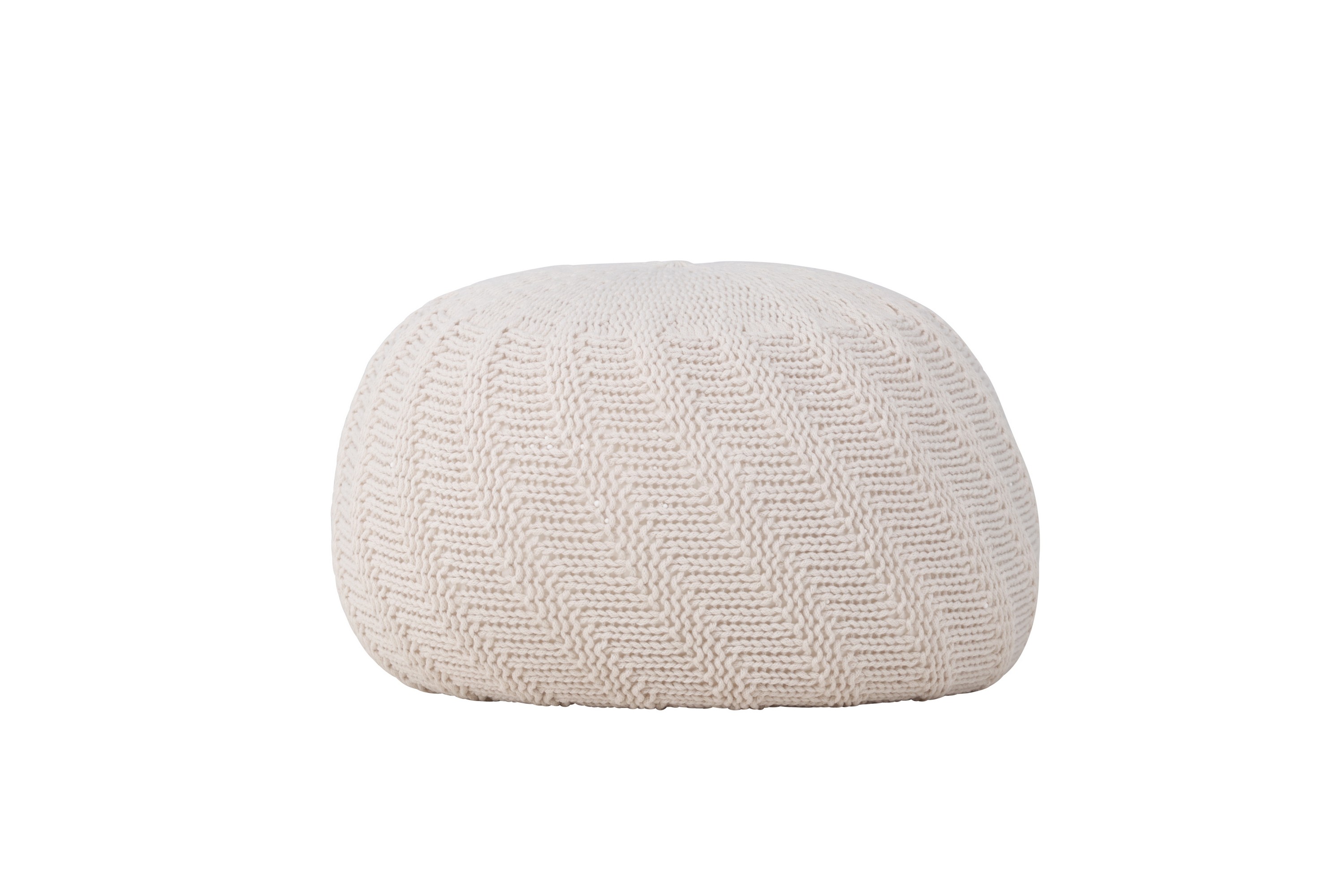 Venture Home Ted Ottoman Cream - Møbler | Trademax