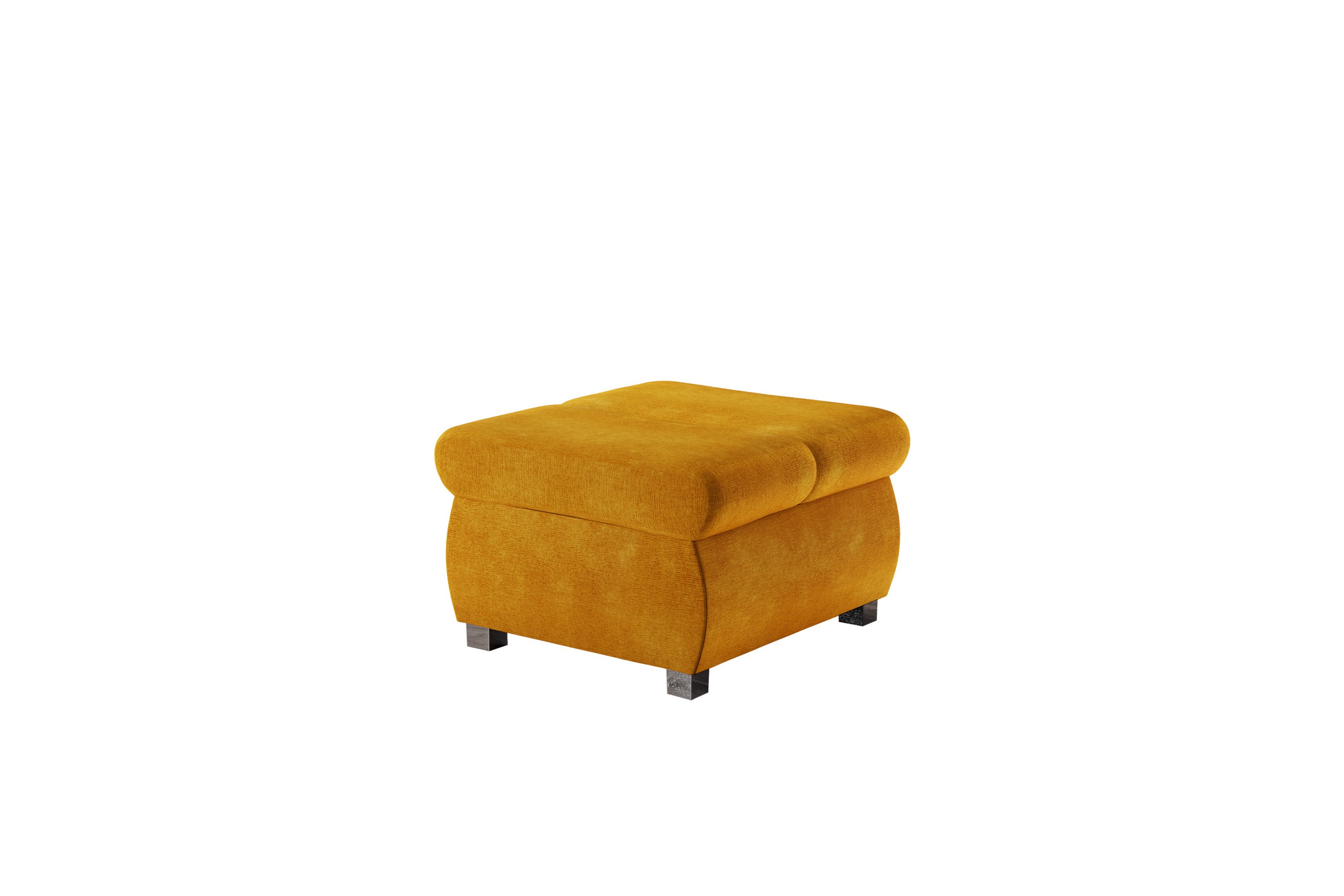 Gamal Fotskammel 60 cm Gul - Møbler - Trademax