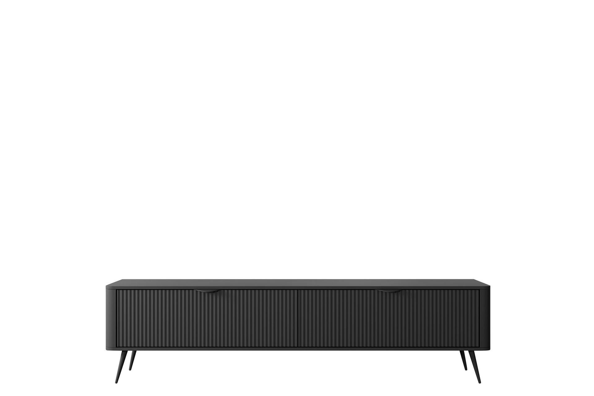 Forba TV-benk 200 cm Sort - Møbler | Trademax
