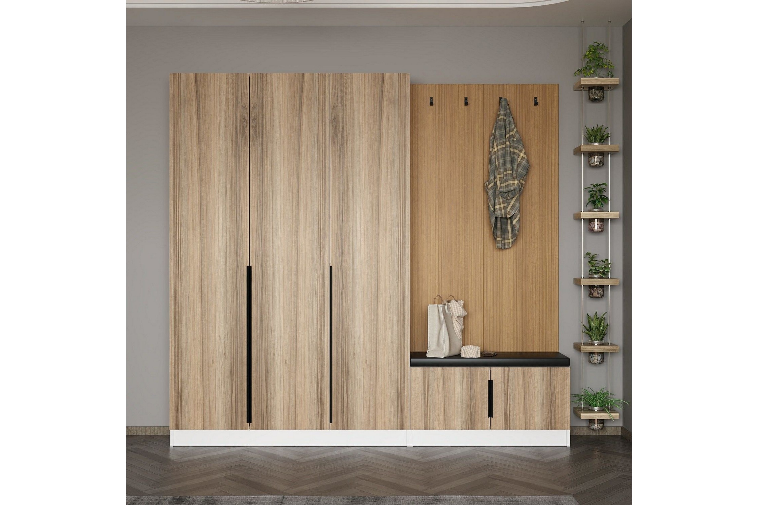 Hew Hallmöbelset Valnöt - Möbler - Furniturebox